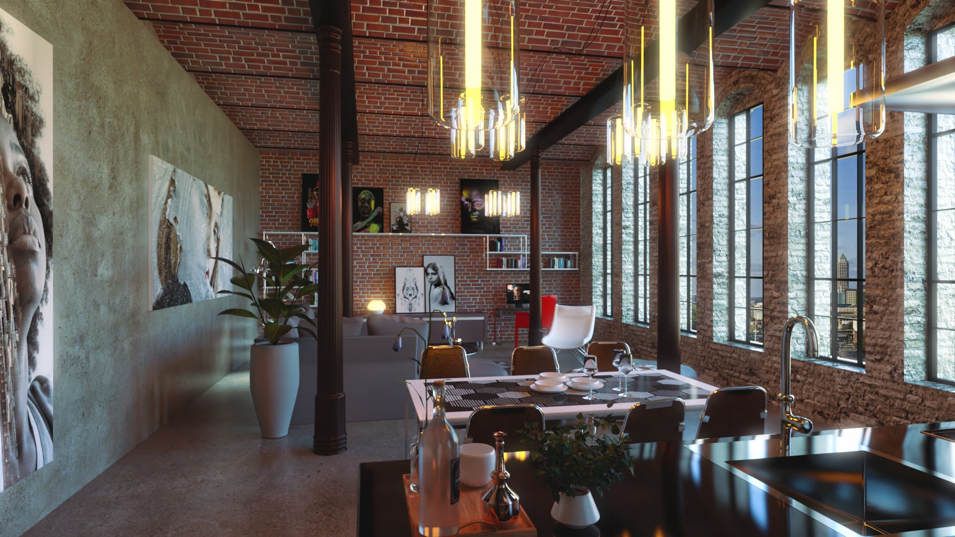 Georgetown Apartment | Daz 3D