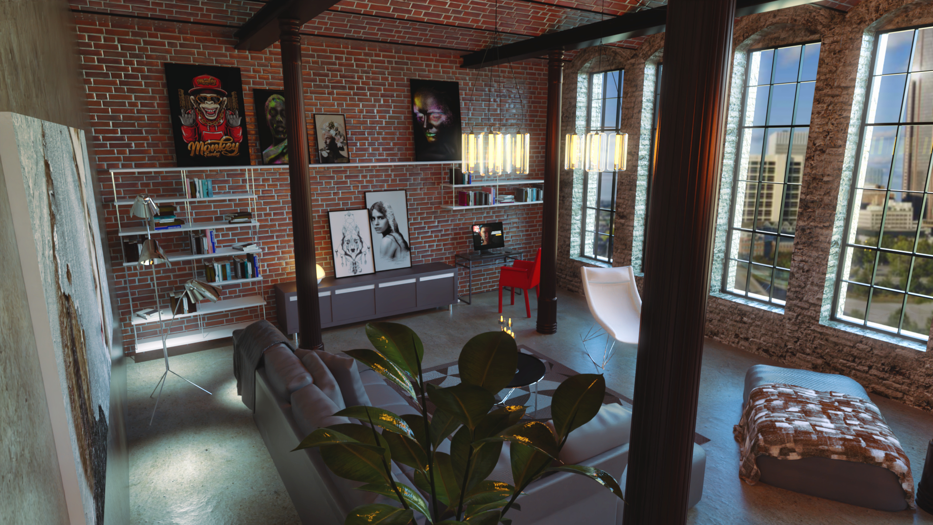 Georgetown Apartment | Daz 3D