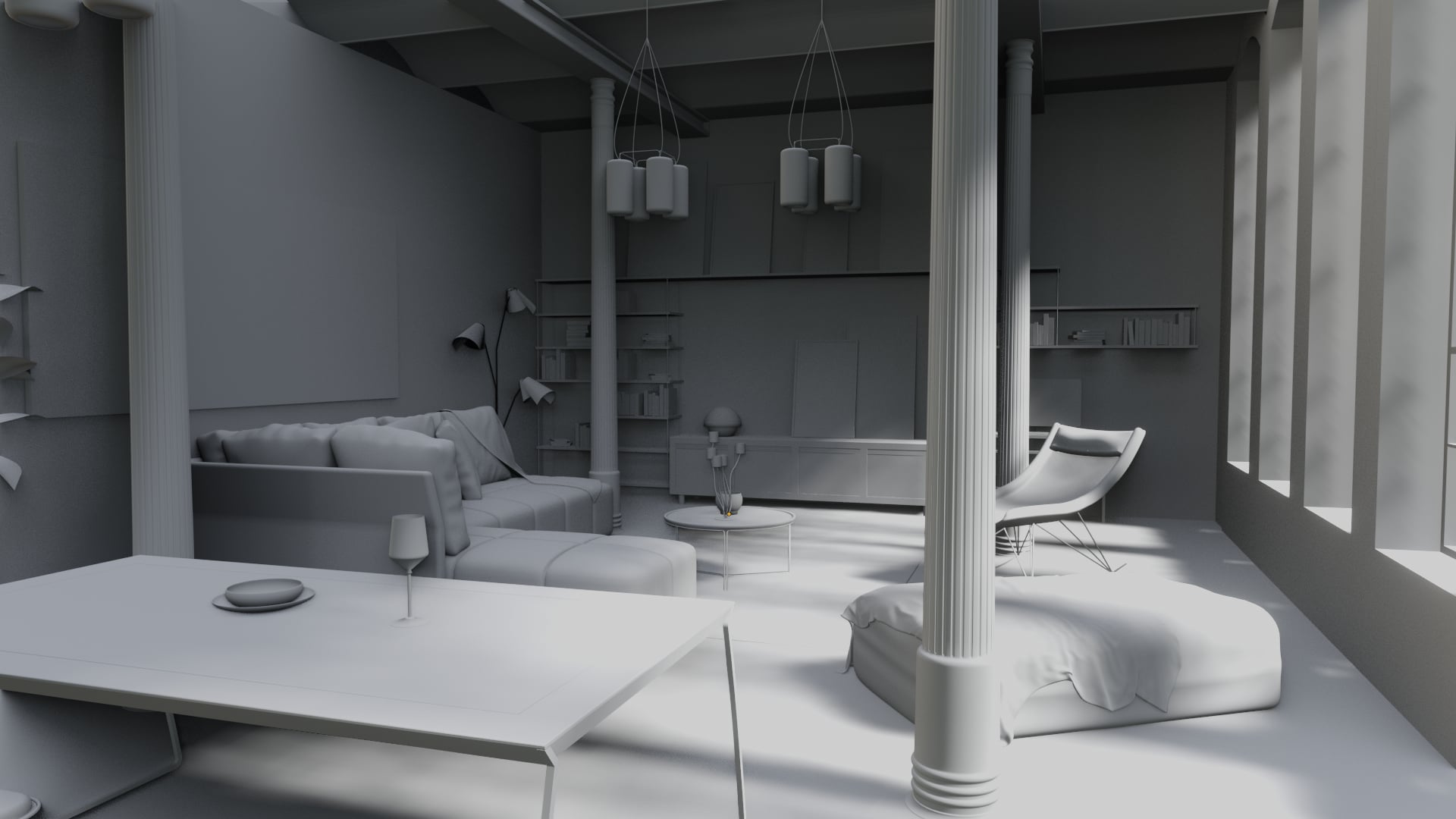 Georgetown Apartment | Daz 3D