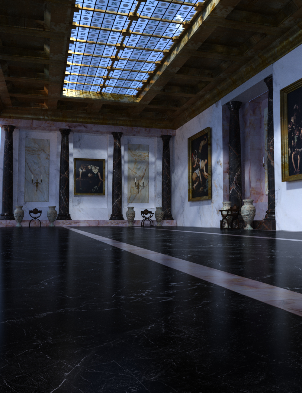 Caravaggio Hall | Daz 3D
