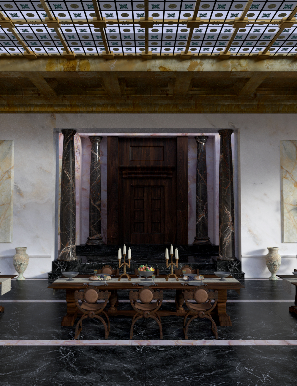 Caravaggio Hall | Daz 3D