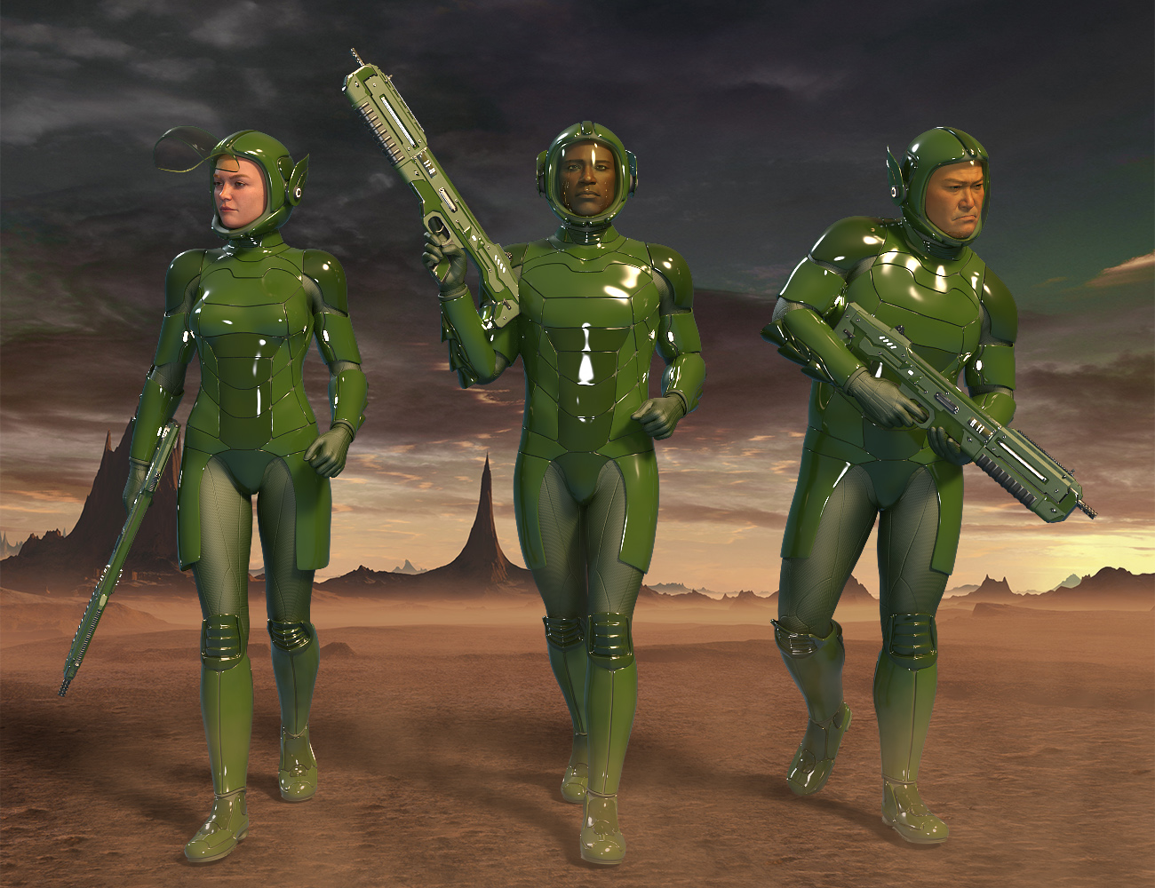 Trogan Suit for Genesis 9 | Daz 3D