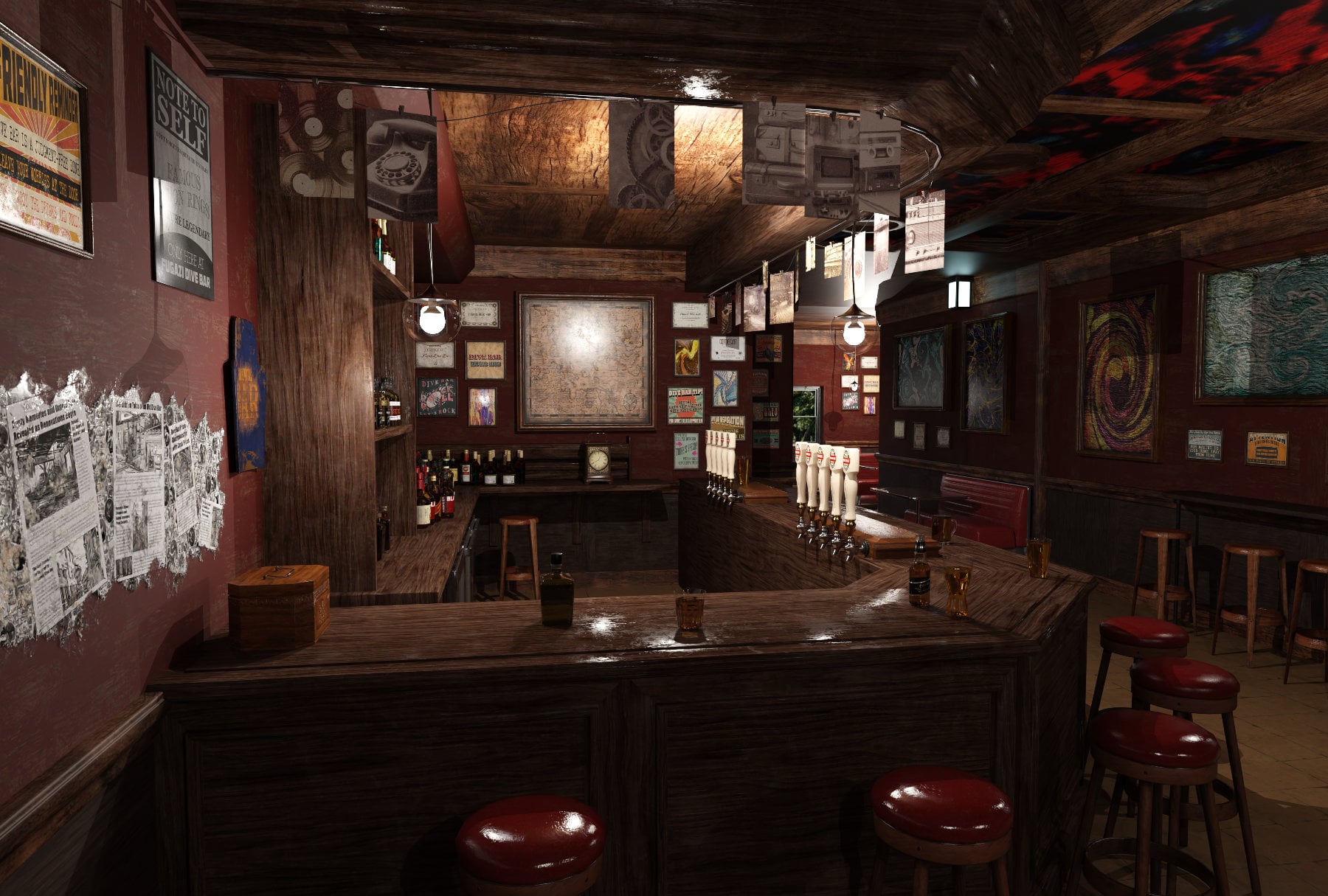 FG Dive Bar | Daz 3D