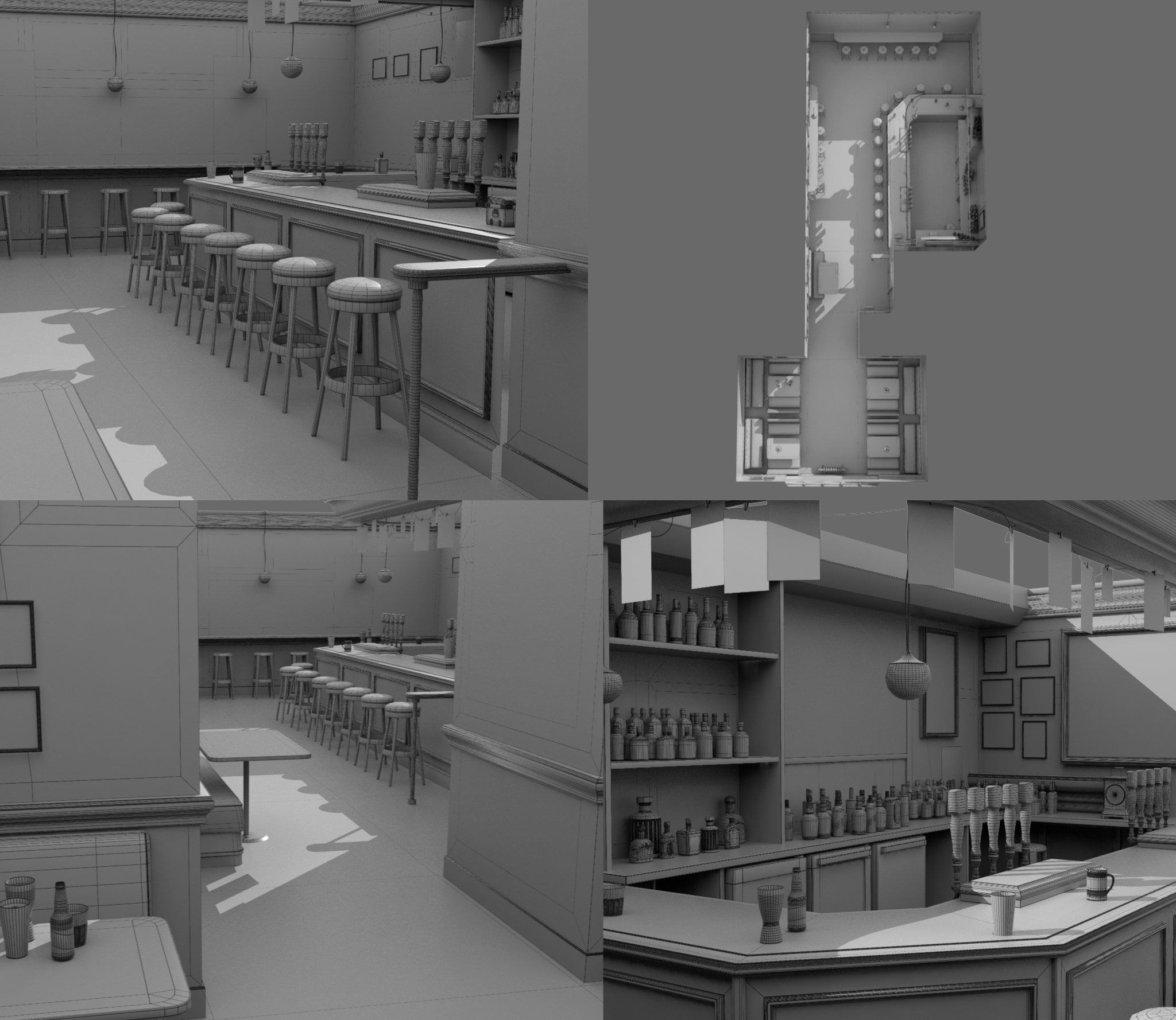 FG Dive Bar | Daz 3D