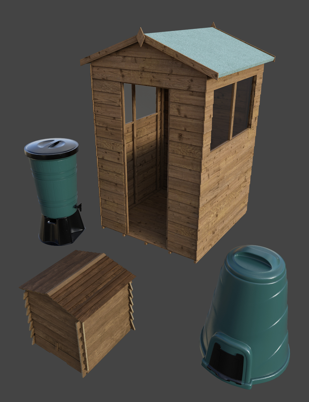 Garden Containers | Daz 3D