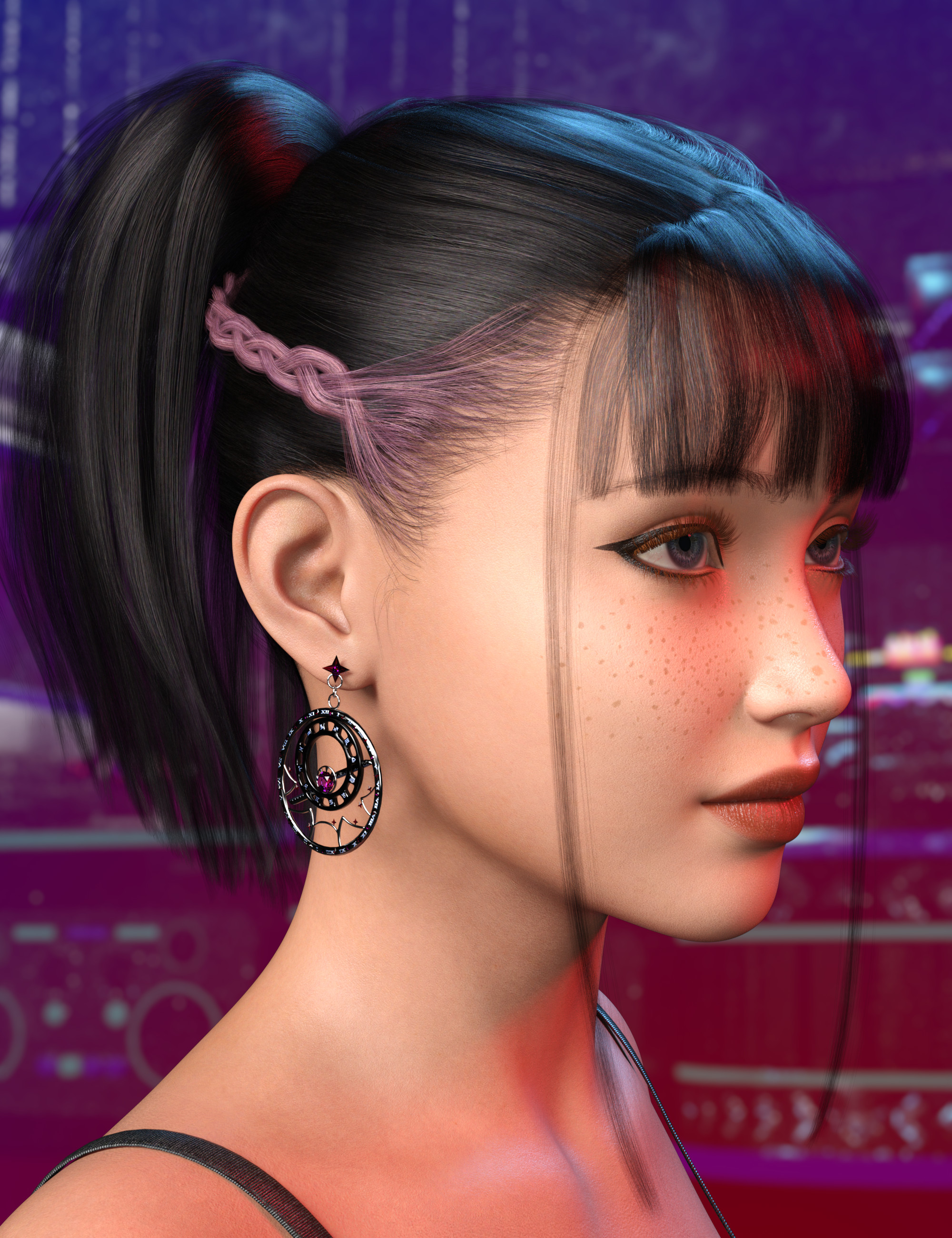 Quasar Hair for Genesis 9, 8 and 8.1 Female | Daz 3D