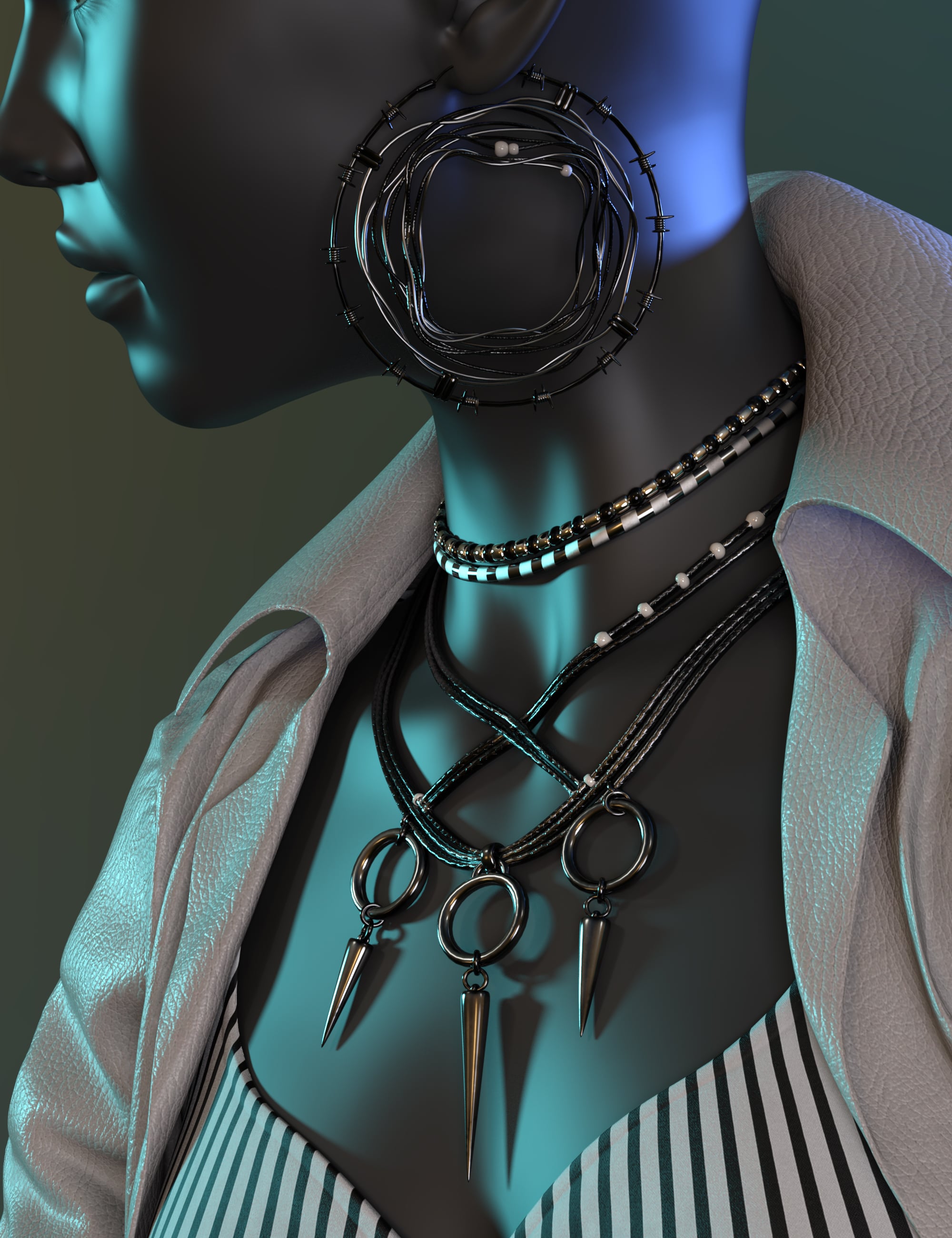 Nocturne Outfit Texture Add On | Daz 3D