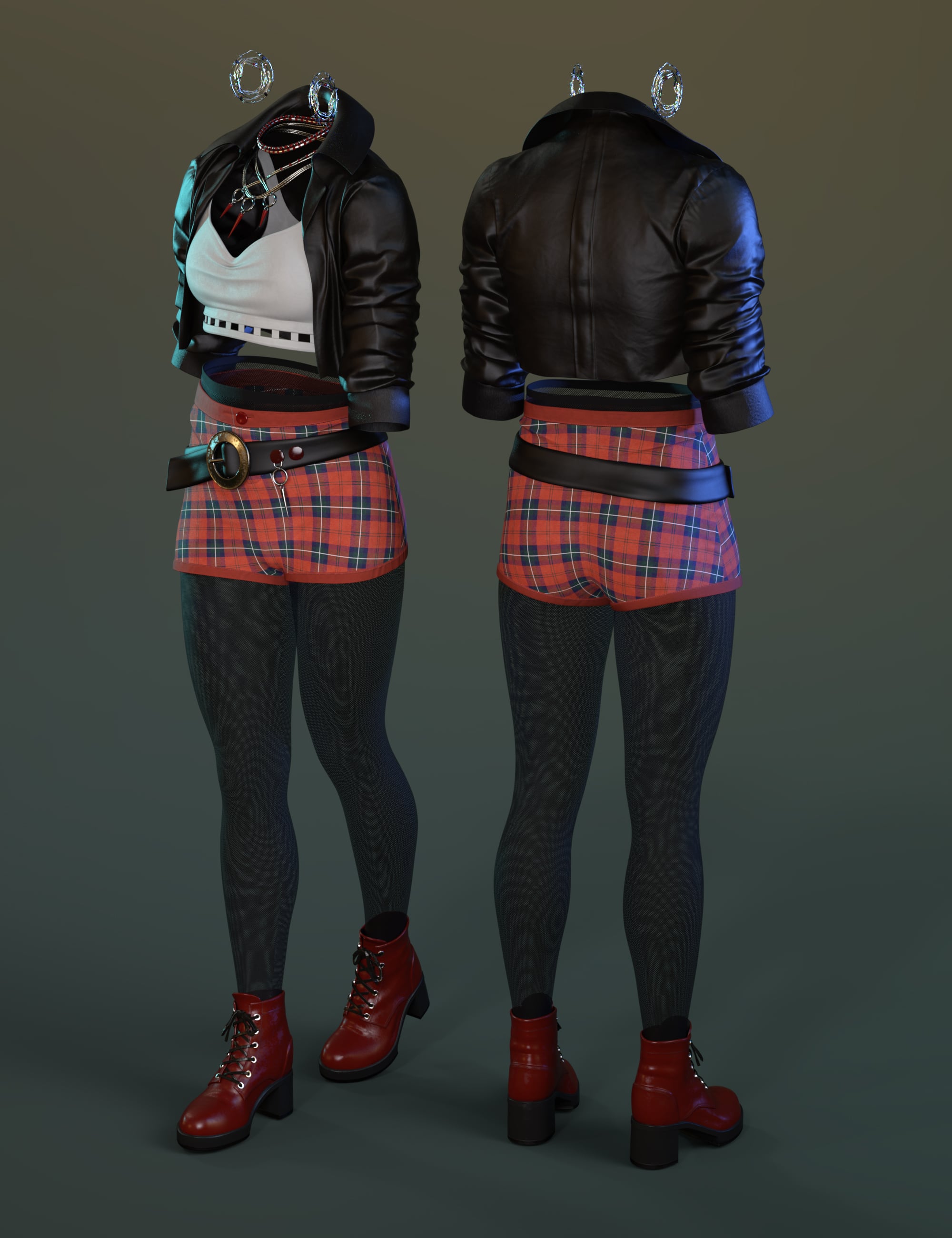 Nocturne Outfit Texture Add On | Daz 3D