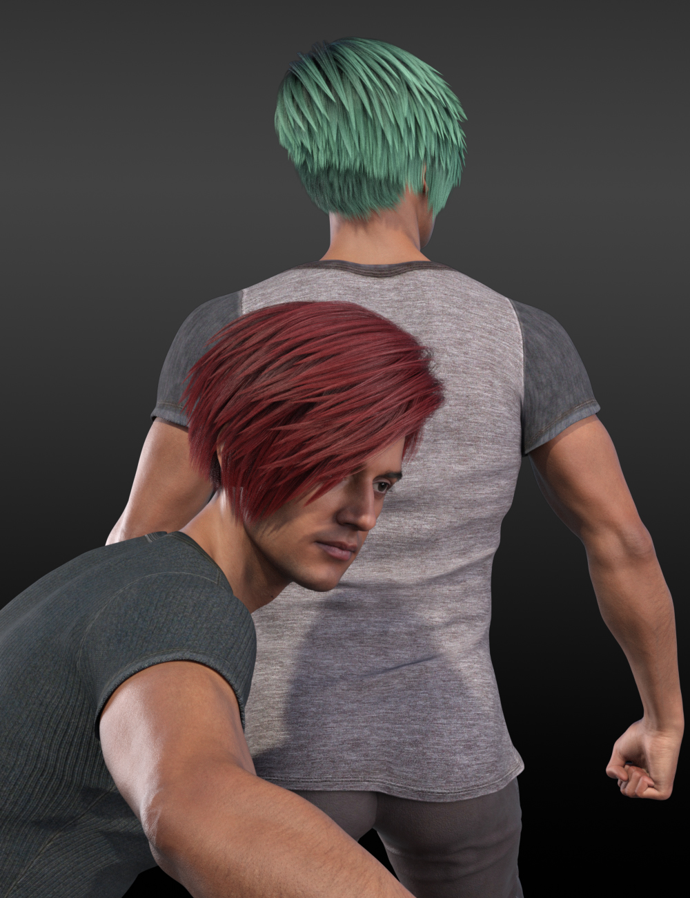 JL Johnny Hair for Genesis 9 | Daz 3D
