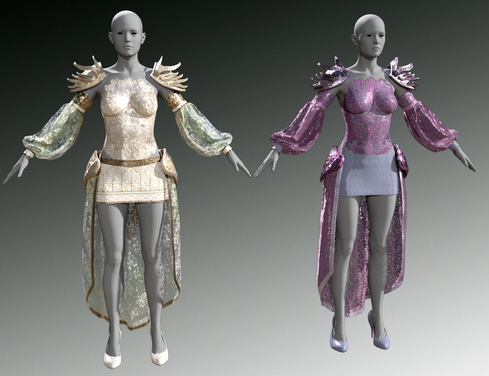 ZK dForce Hera Outfit for Genesis 9 | Daz 3D