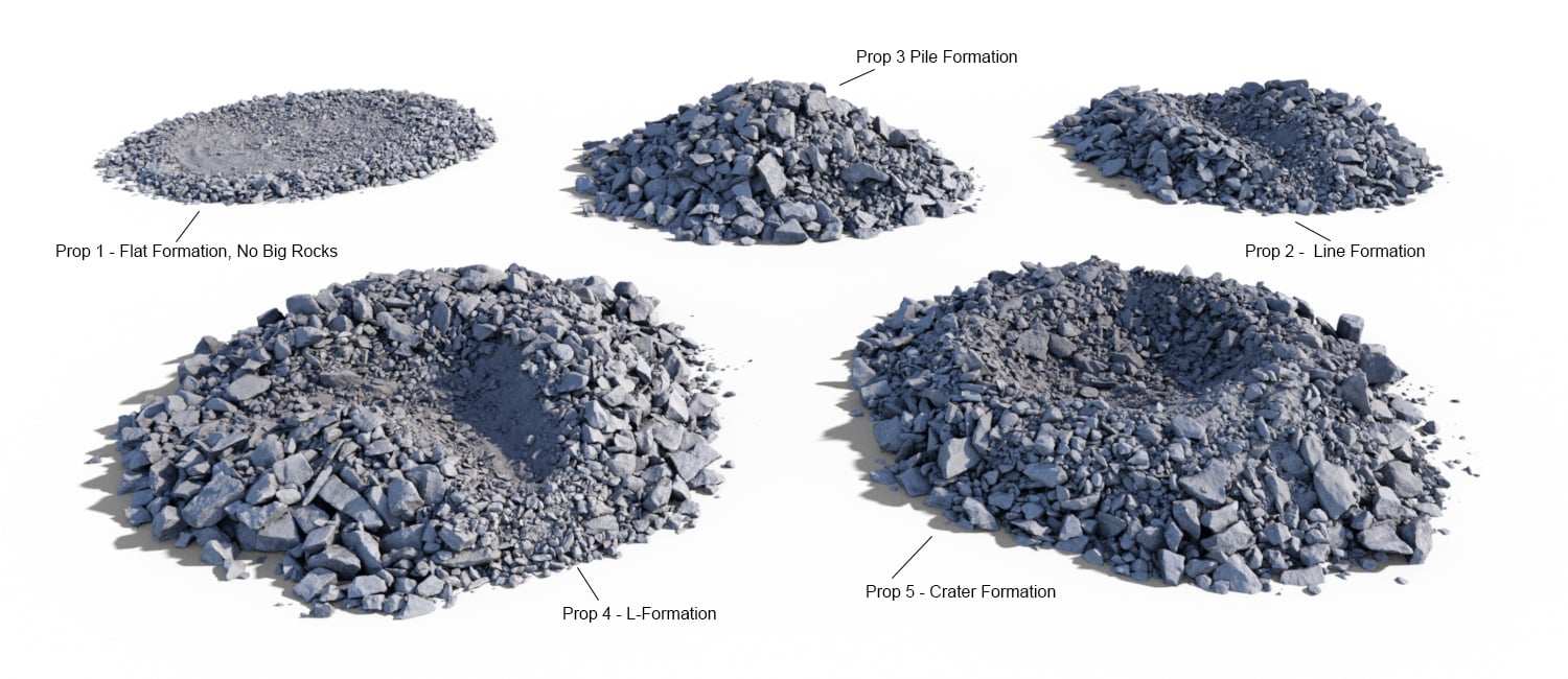 Ultimate Rock Construction Kit | Daz 3D