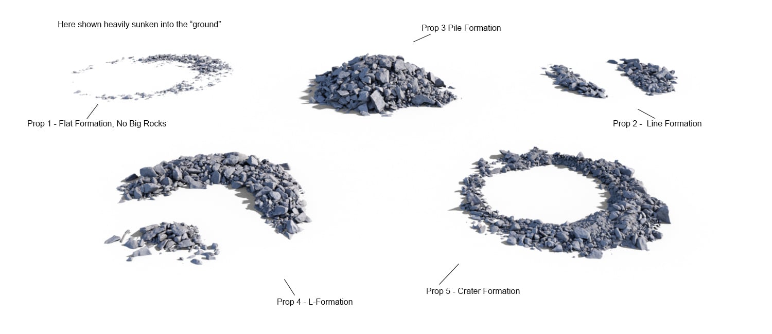 Ultimate Rock Construction Kit | Daz 3D