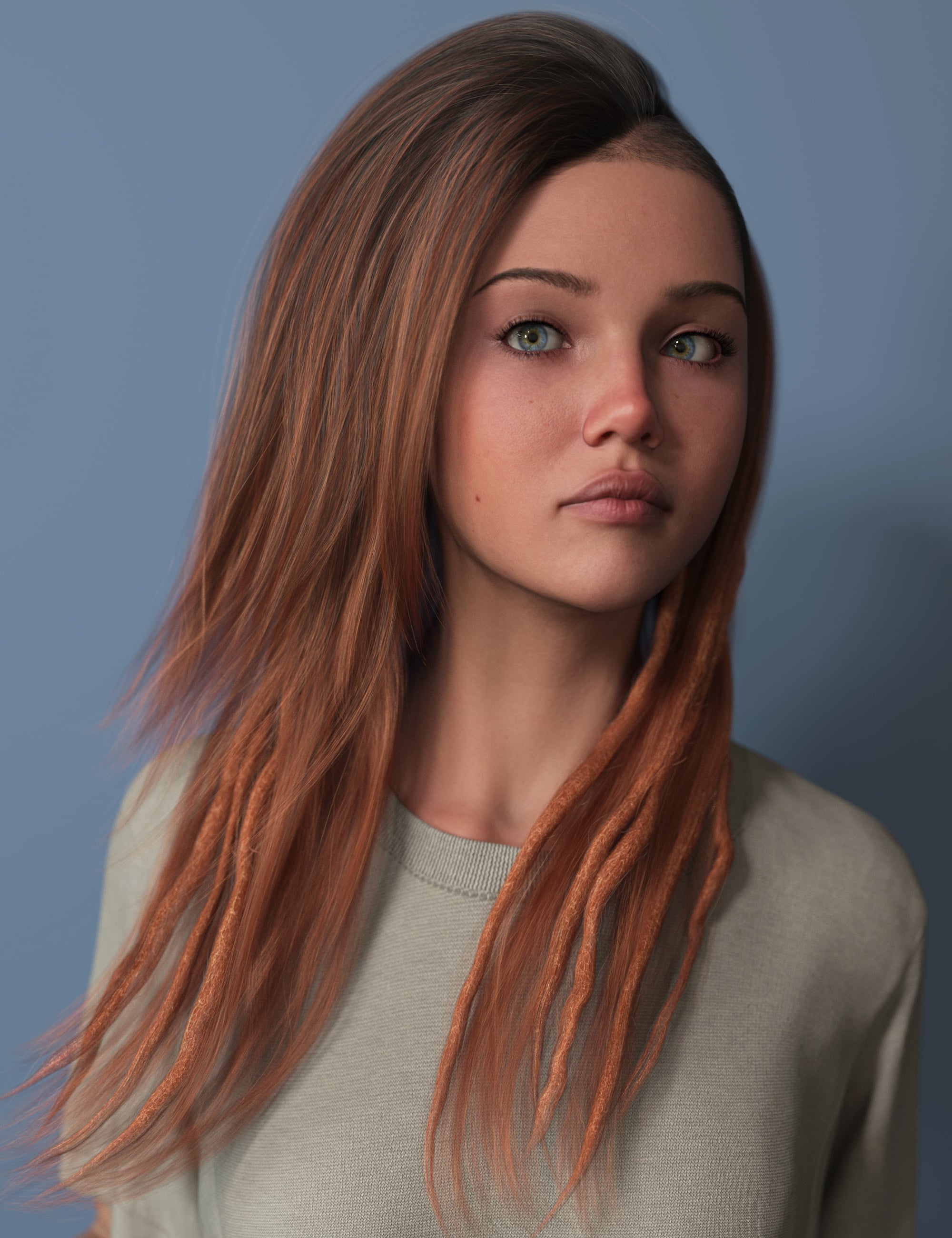 Sidecut Hair and Dreads Color Expansion | Daz 3D