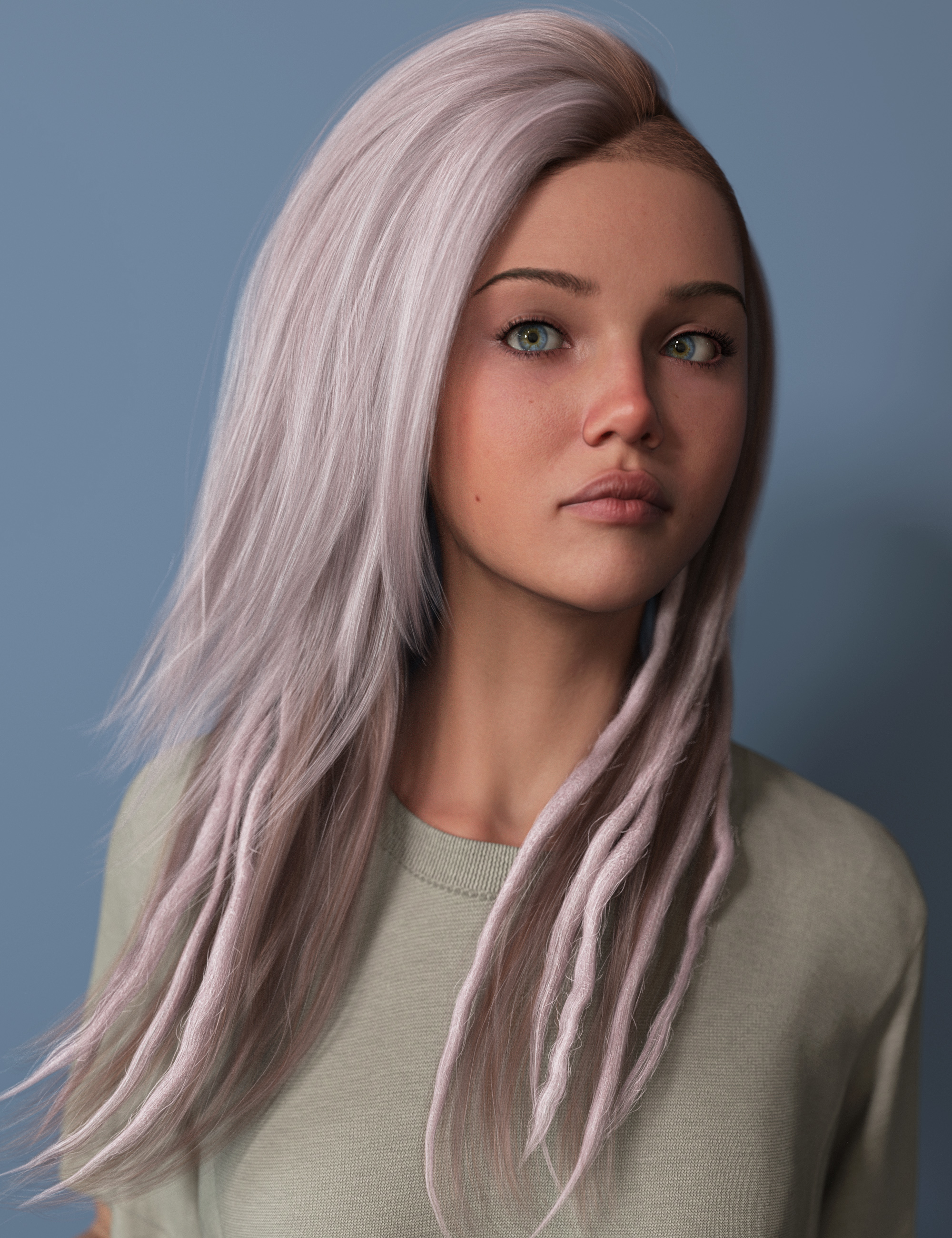 Sidecut Hair and Dreads Color Expansion | Daz 3D