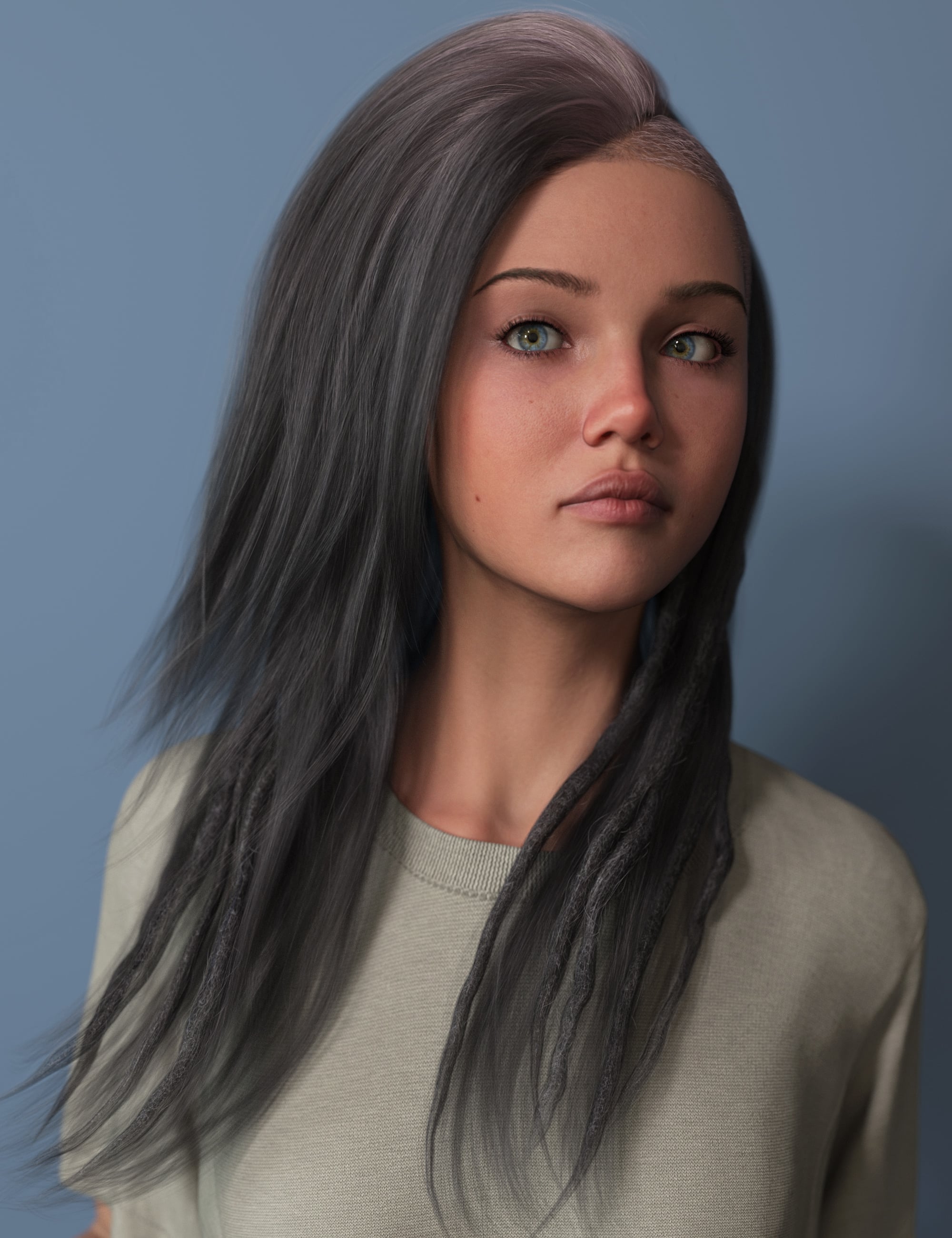 Sidecut Hair and Dreads Color Expansion | Daz 3D