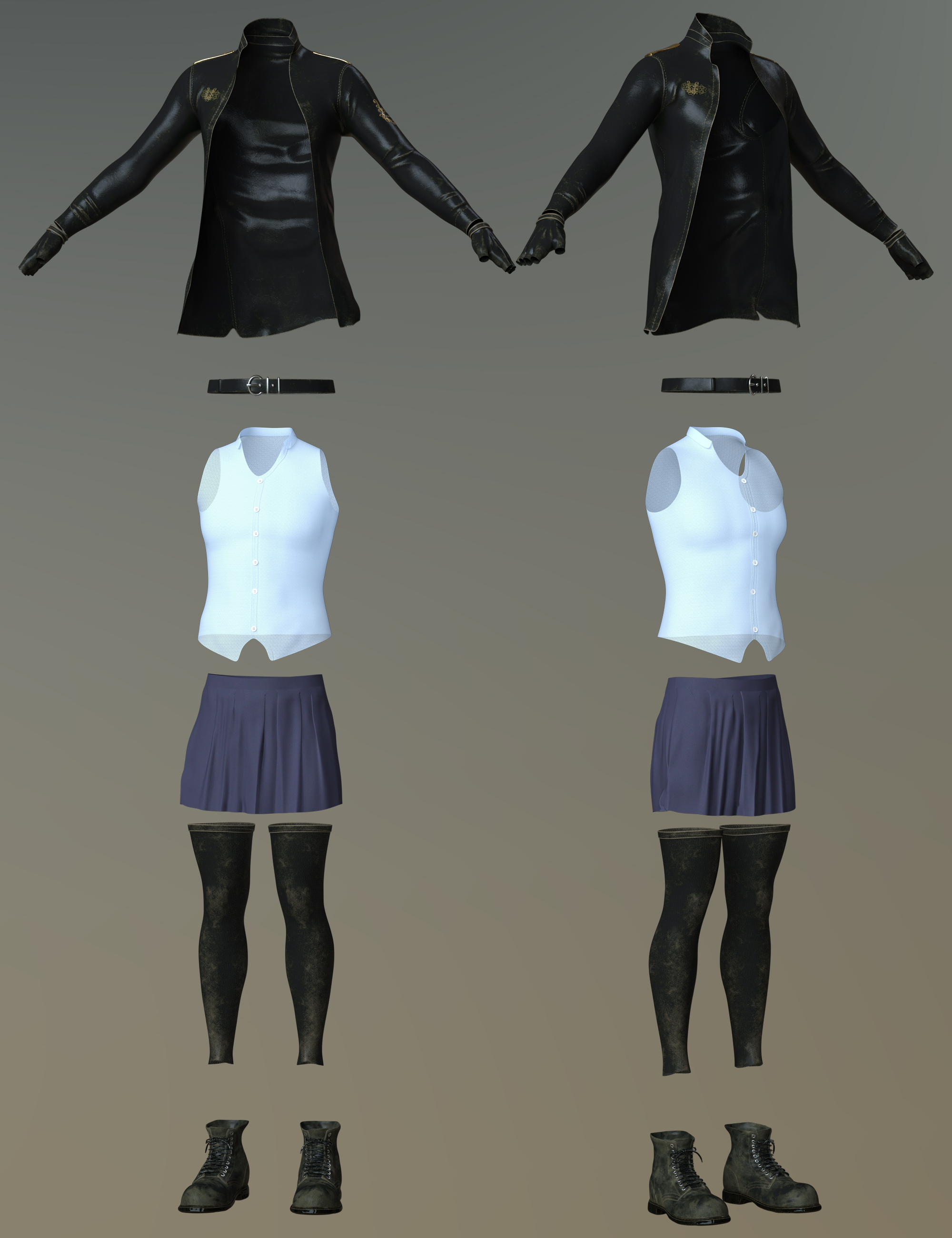 dForce Vo Xana Clothes for Genesis 9 | Daz 3D
