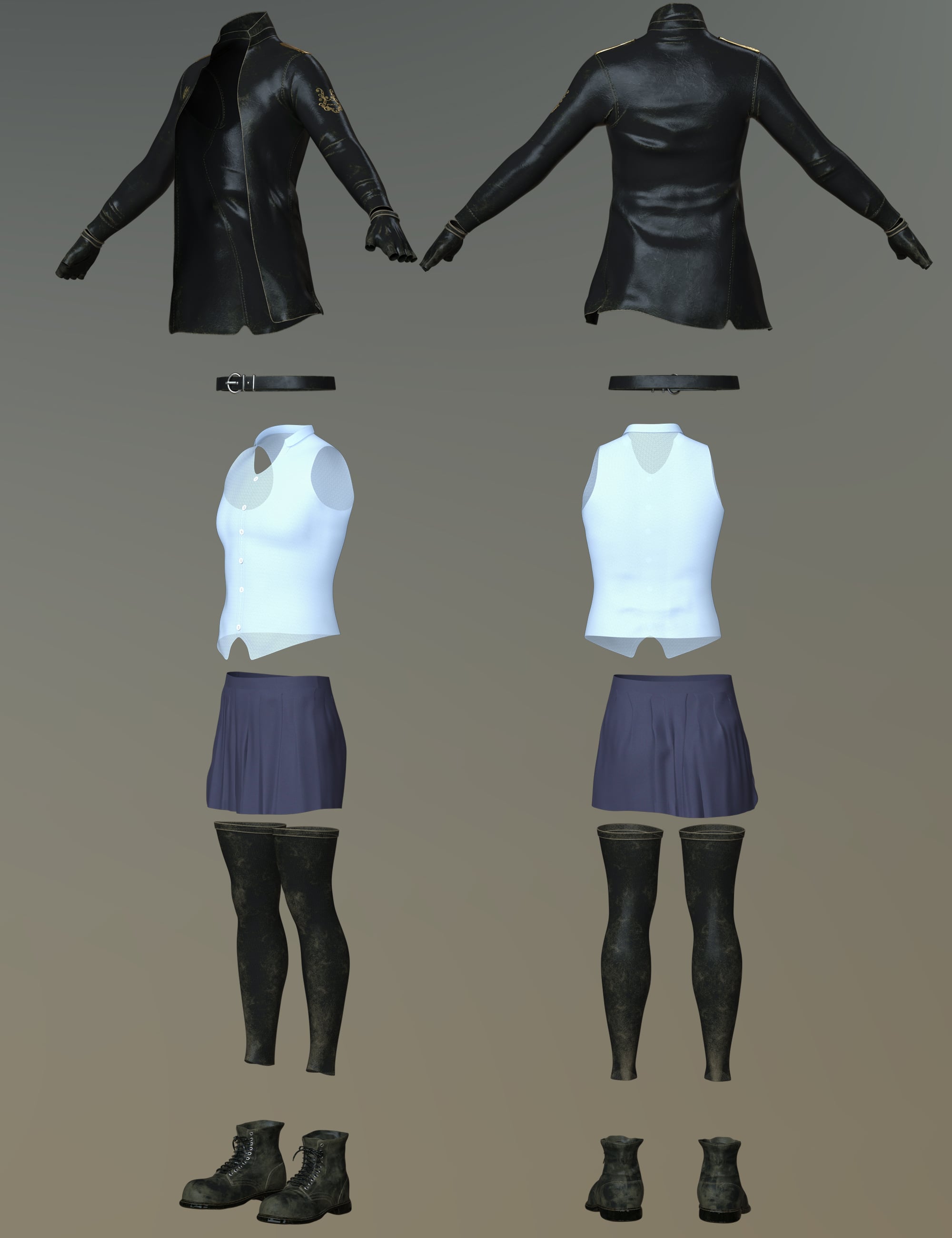 dForce Vo Xana Clothes for Genesis 9 | Daz 3D