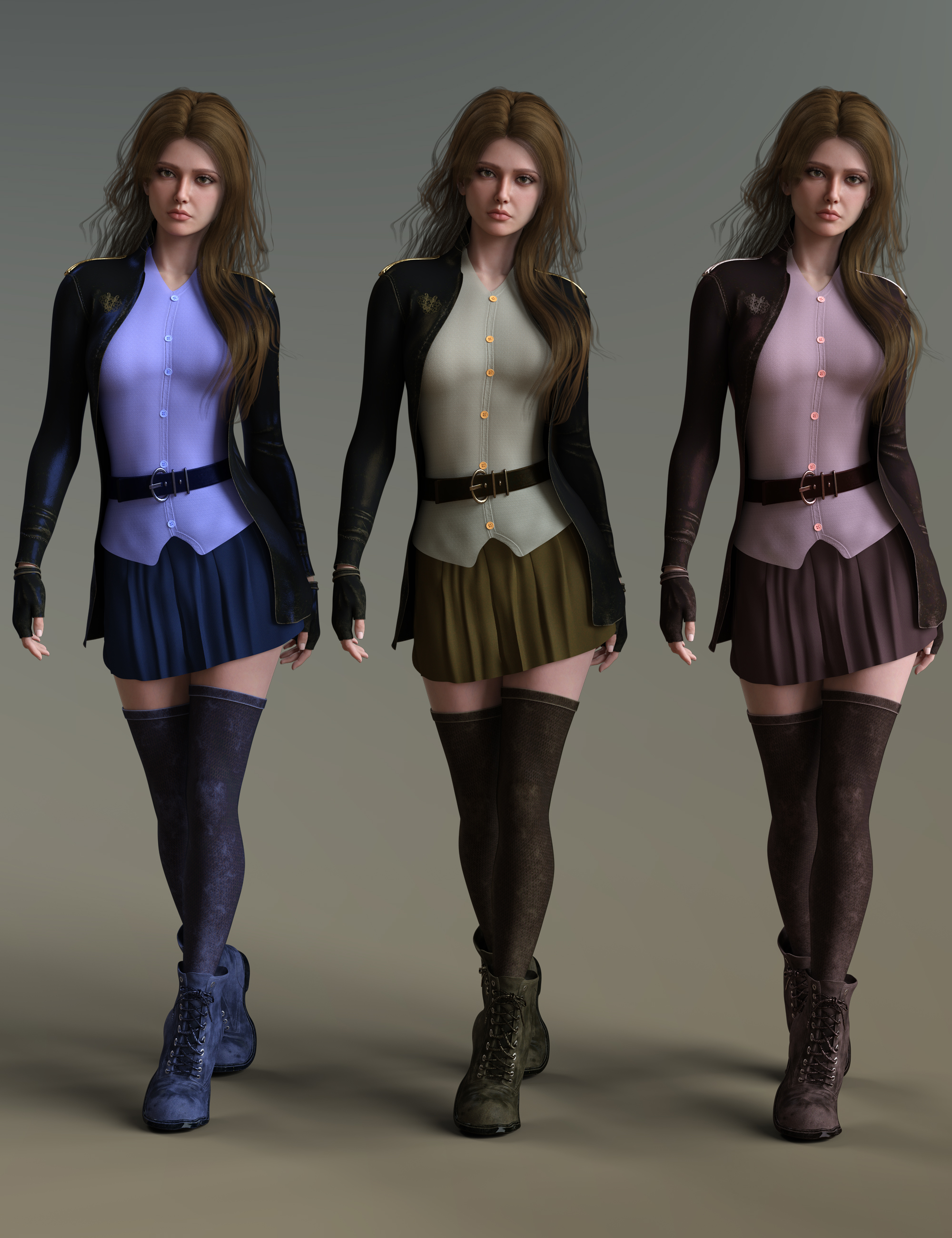 dForce Vo Xana Clothes for Genesis 9 | Daz 3D