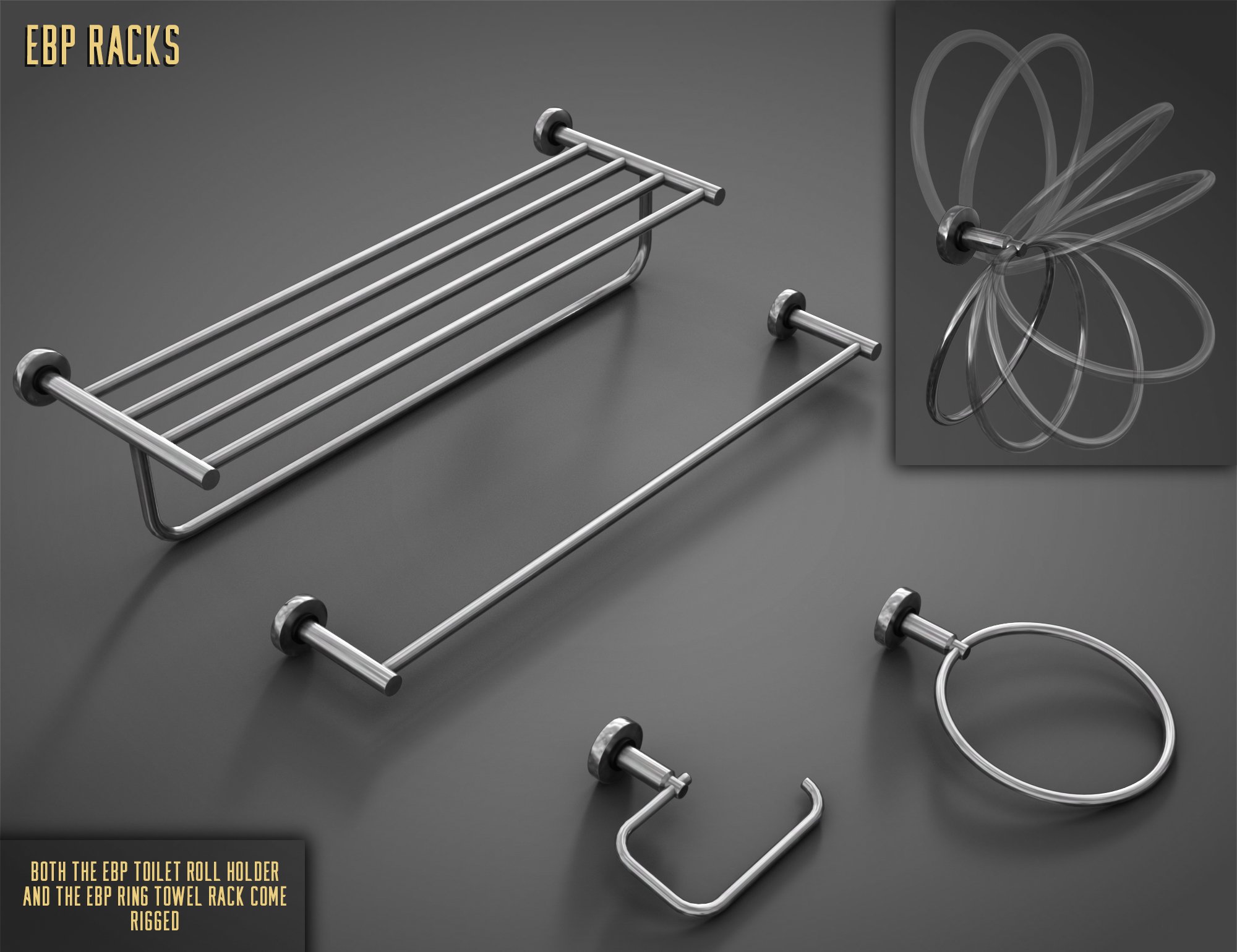 Everyday Bathroom Props | Daz 3D