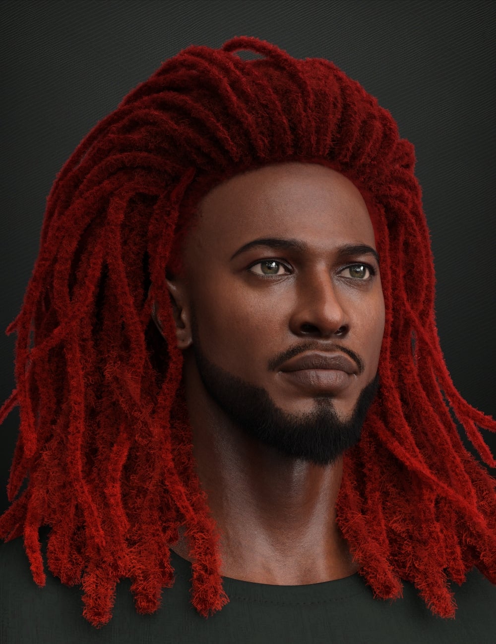 Leo Dreads Hair for Genesis 9 | Daz 3D