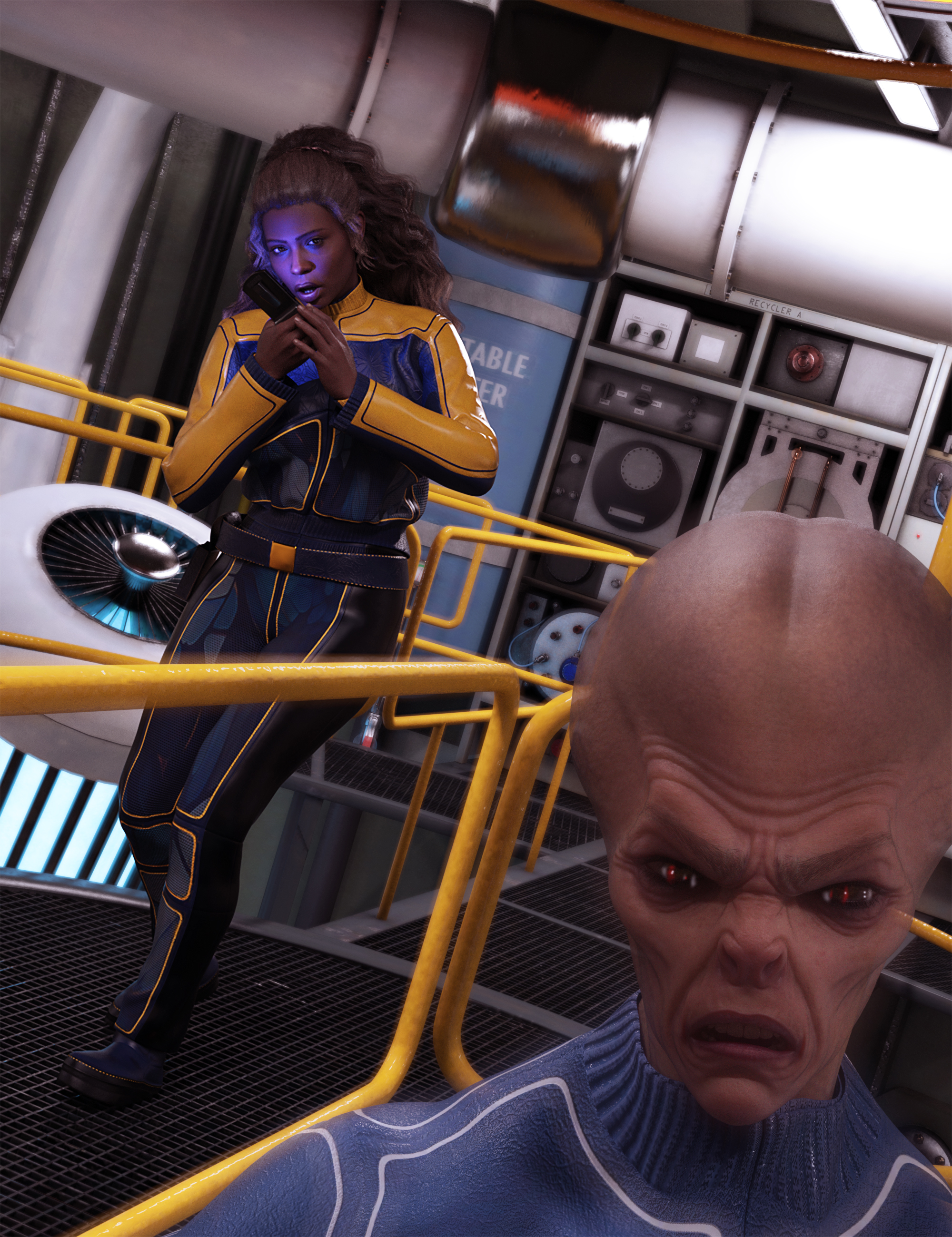 Boldly Going Poses for Genesis 9 | Daz 3D