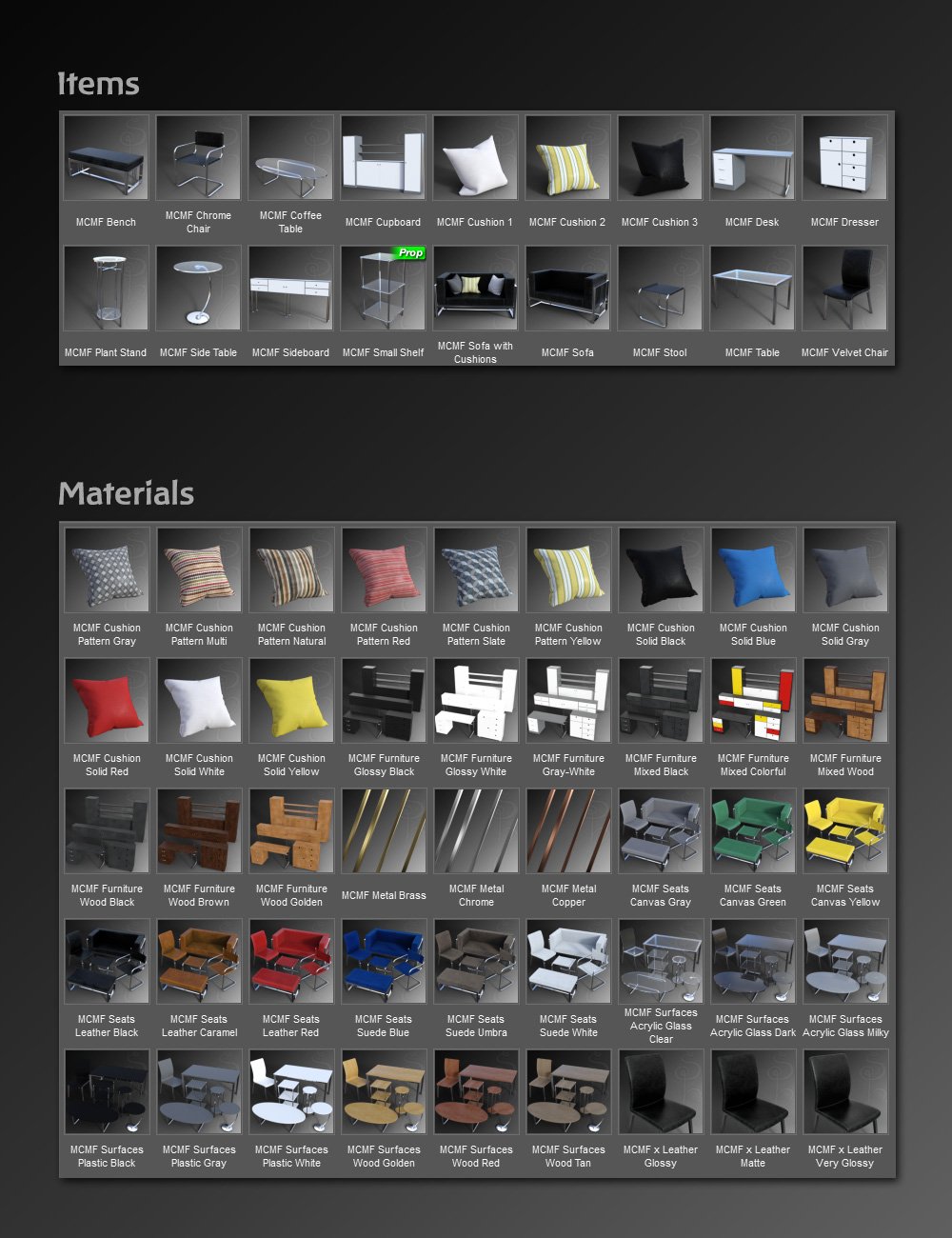 Adjustable Furniture: Mid-Century Modern Style | Daz 3D