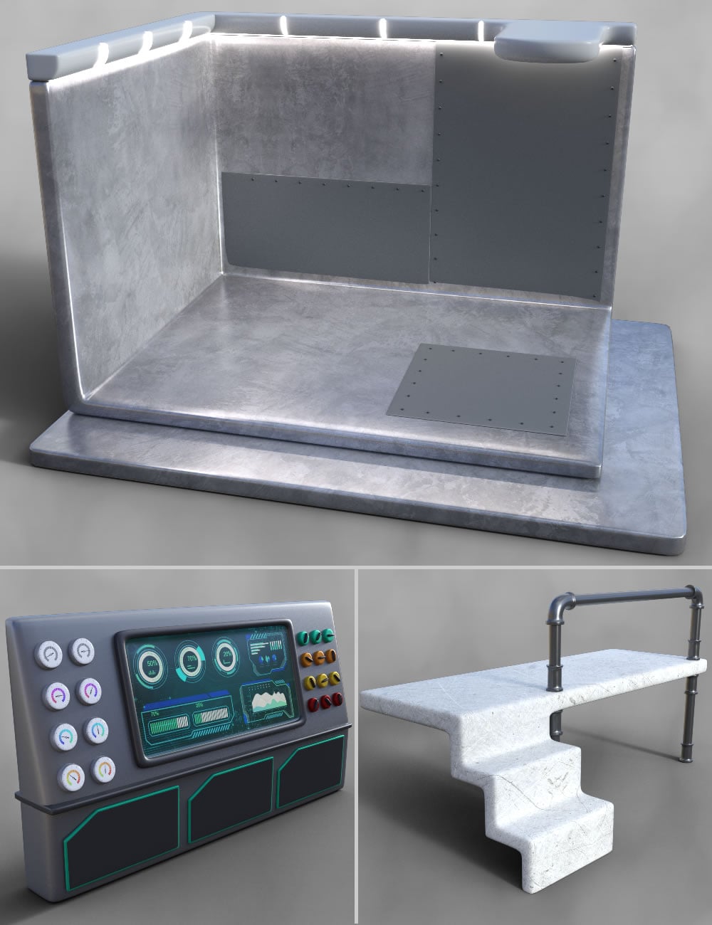 Robot Room | Daz 3D