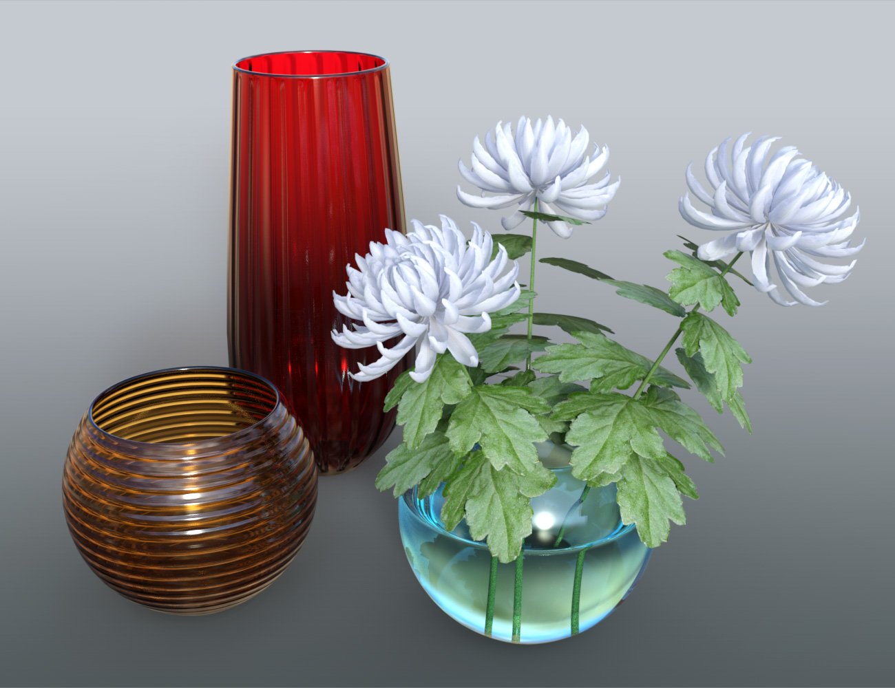 Mid-Century Modern Props | Daz 3D