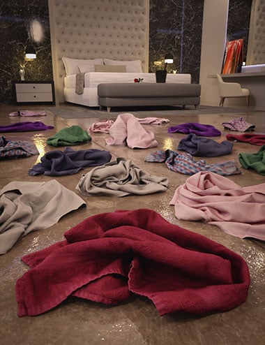 Towels On The Floor | Daz 3D
