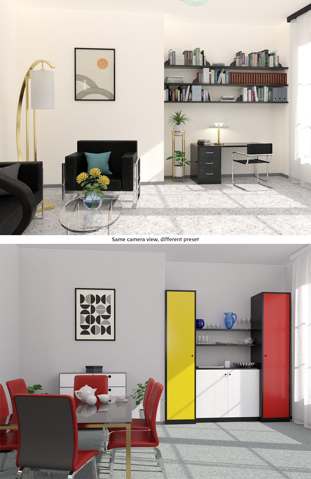 Mid-Century Modern Bundle | Daz 3D