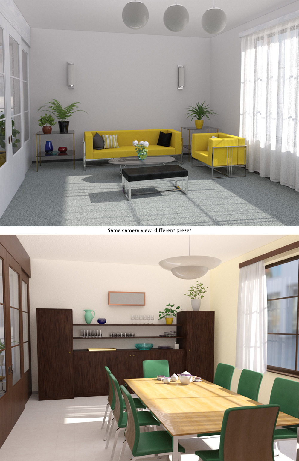 Mid-Century Modern Bundle | Daz 3D