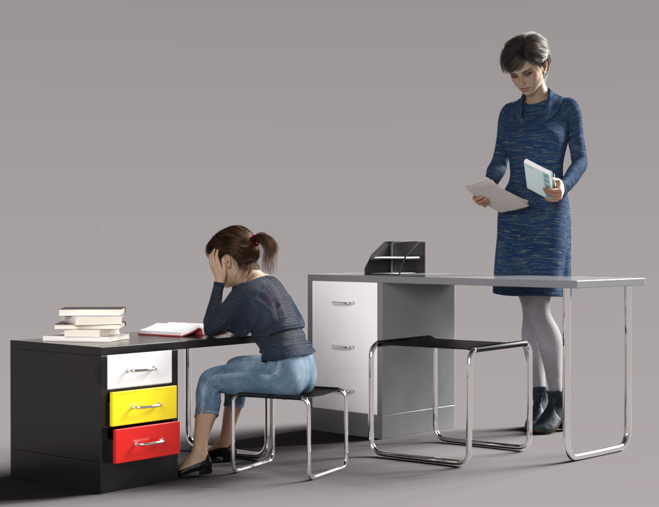 Mid-Century Modern Bundle | Daz 3D