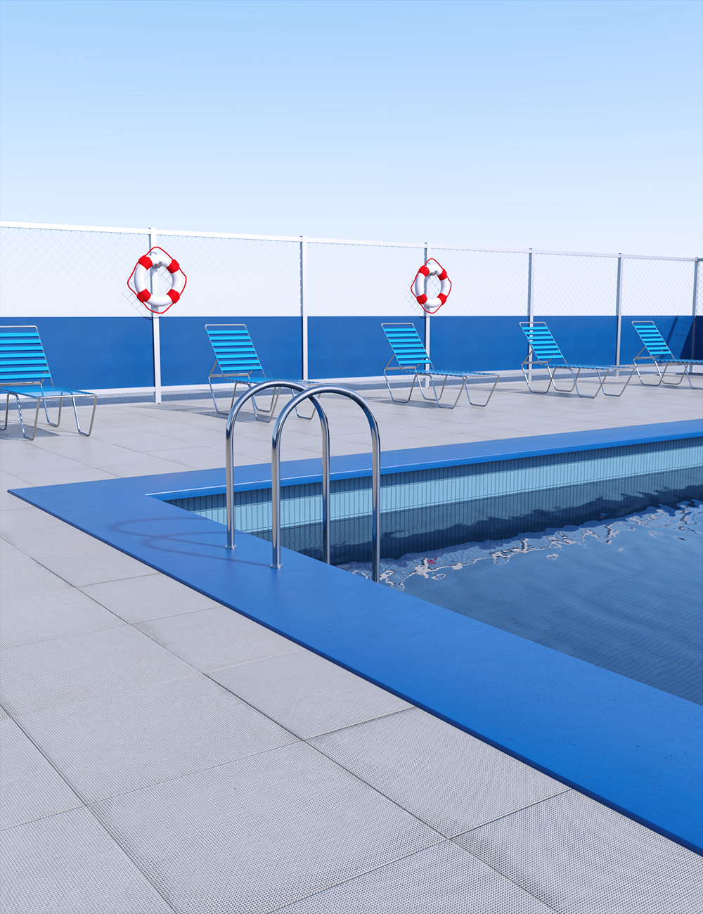 FH Outdoor Pool | Daz 3D