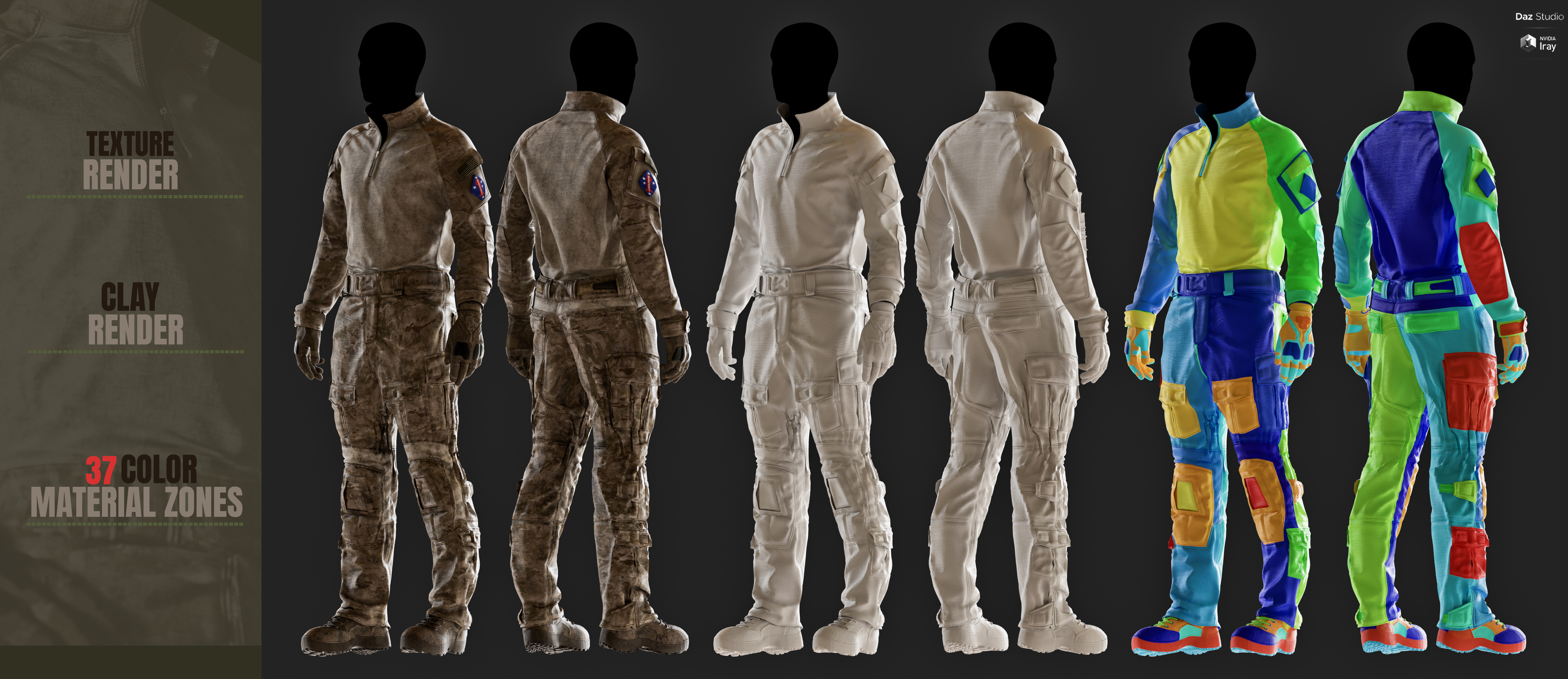 MI Modern Military Combat Uniform for Genesis 9 | Daz 3D