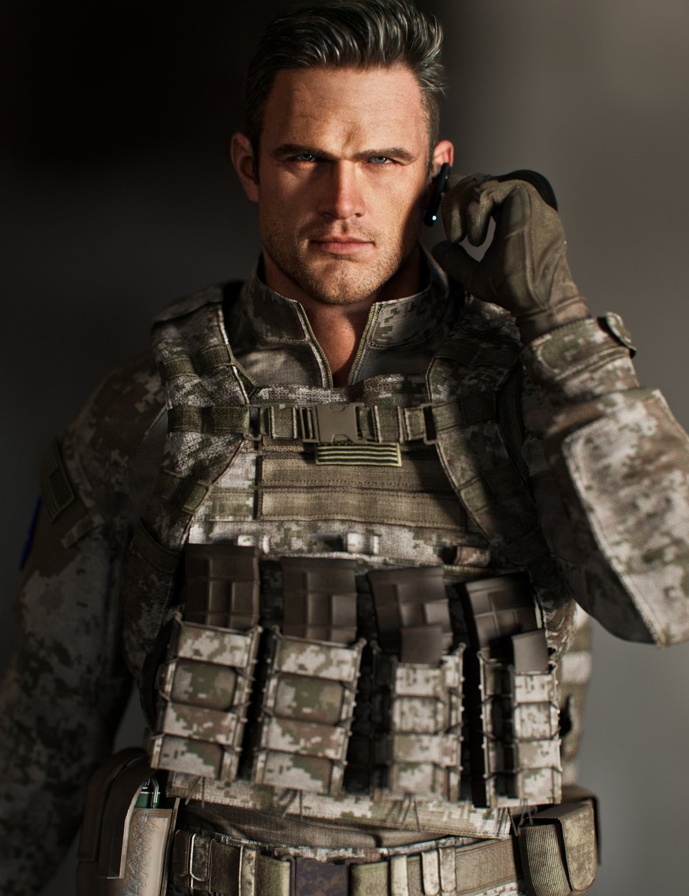 MI Modern Military Combat Uniform Bundle | Daz 3D
