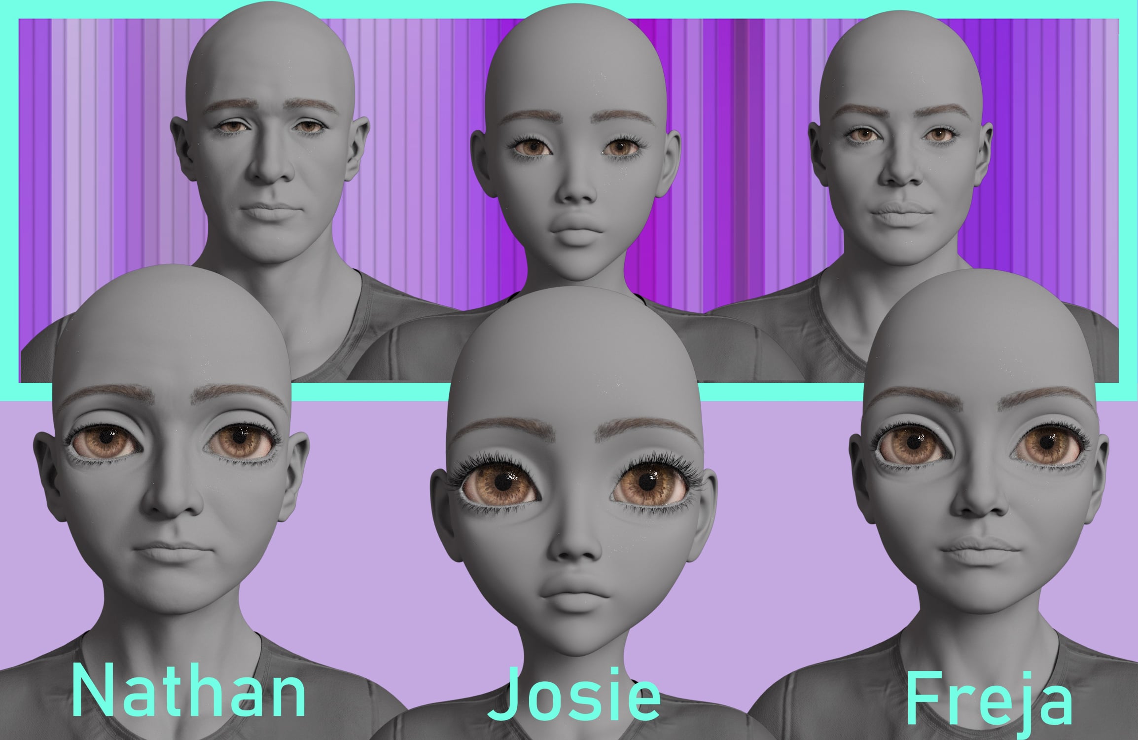 Cartoonized for Genesis 9 | Daz 3D