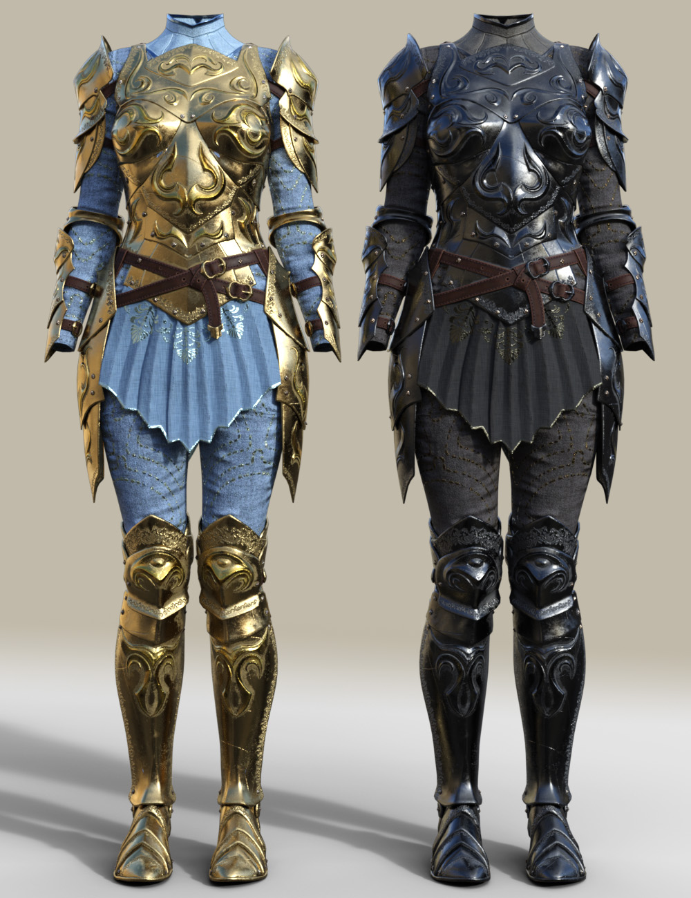 Aurora Guardian Armor for Geneis 9 | Daz 3D