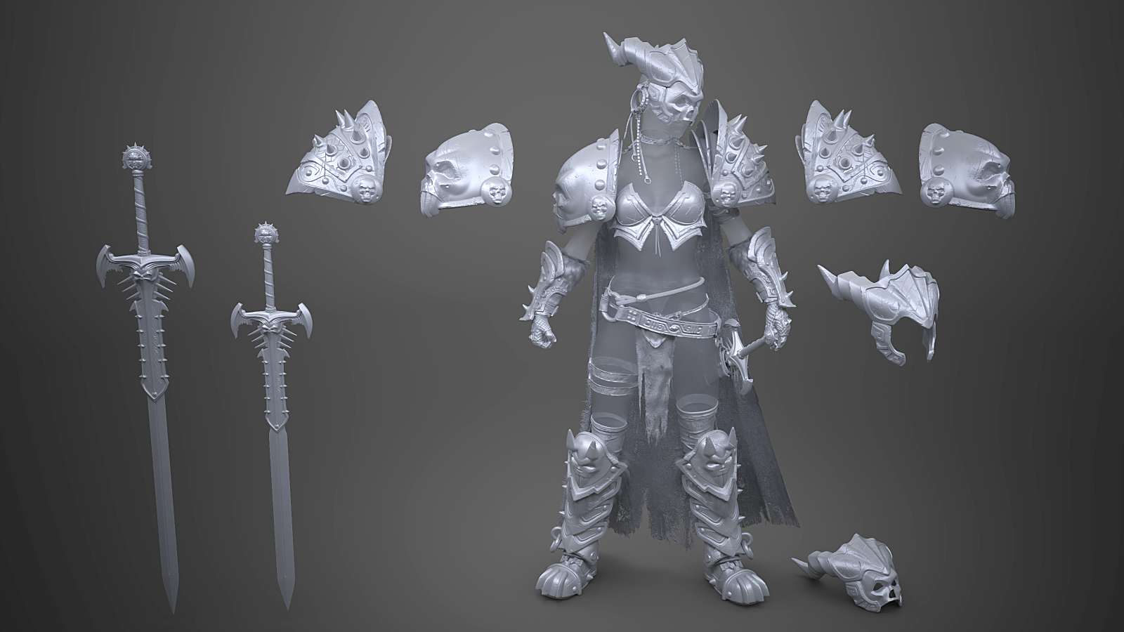 STF Kadis - Legendary Armor for Genesis 9 and Genesis 8 Female | Daz 3D