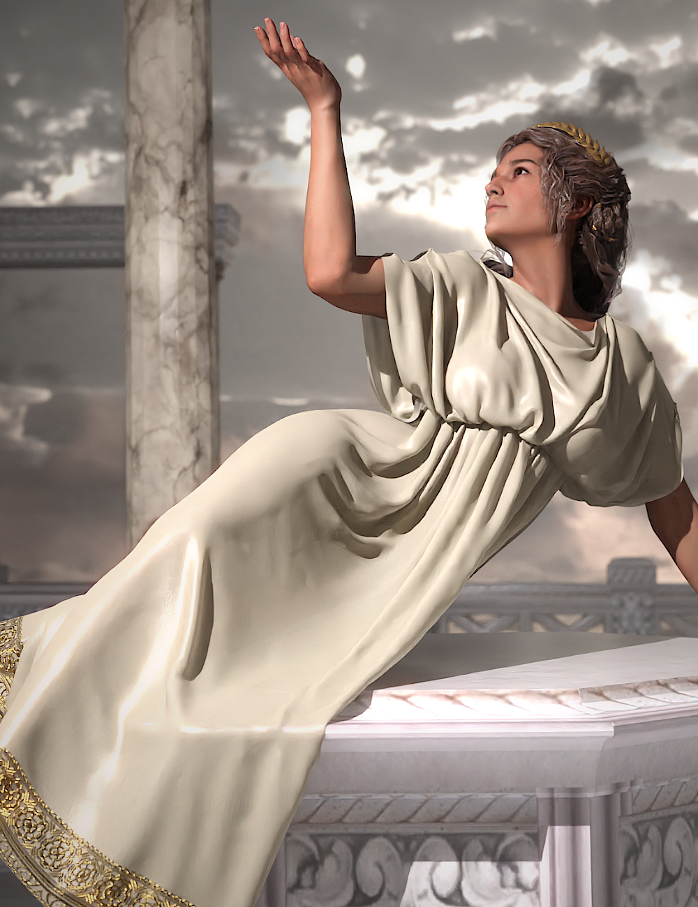 dForce Roman Matron for Genesis 9 and 8 | Daz 3D
