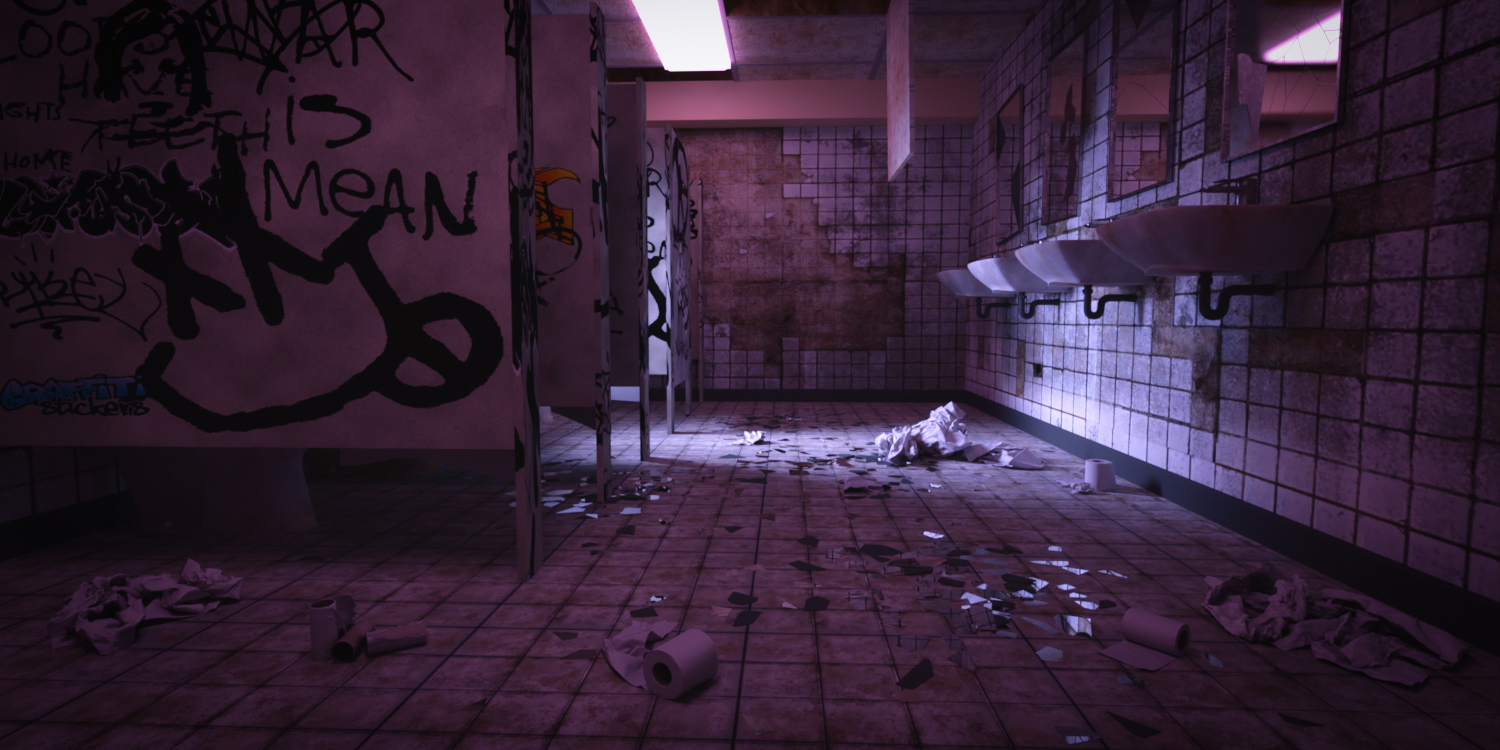 Toilet Paper On The Floor | Daz 3D