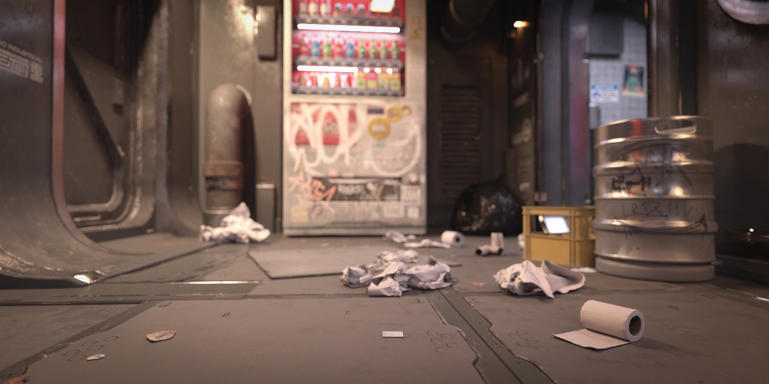 Toilet Paper On The Floor | Daz 3D