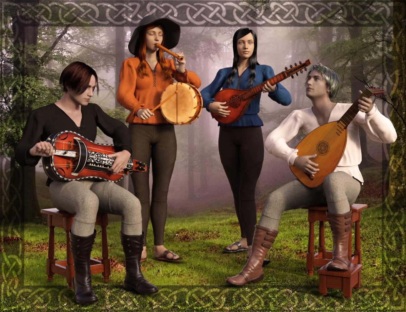 Renaissance Instruments | Daz 3D
