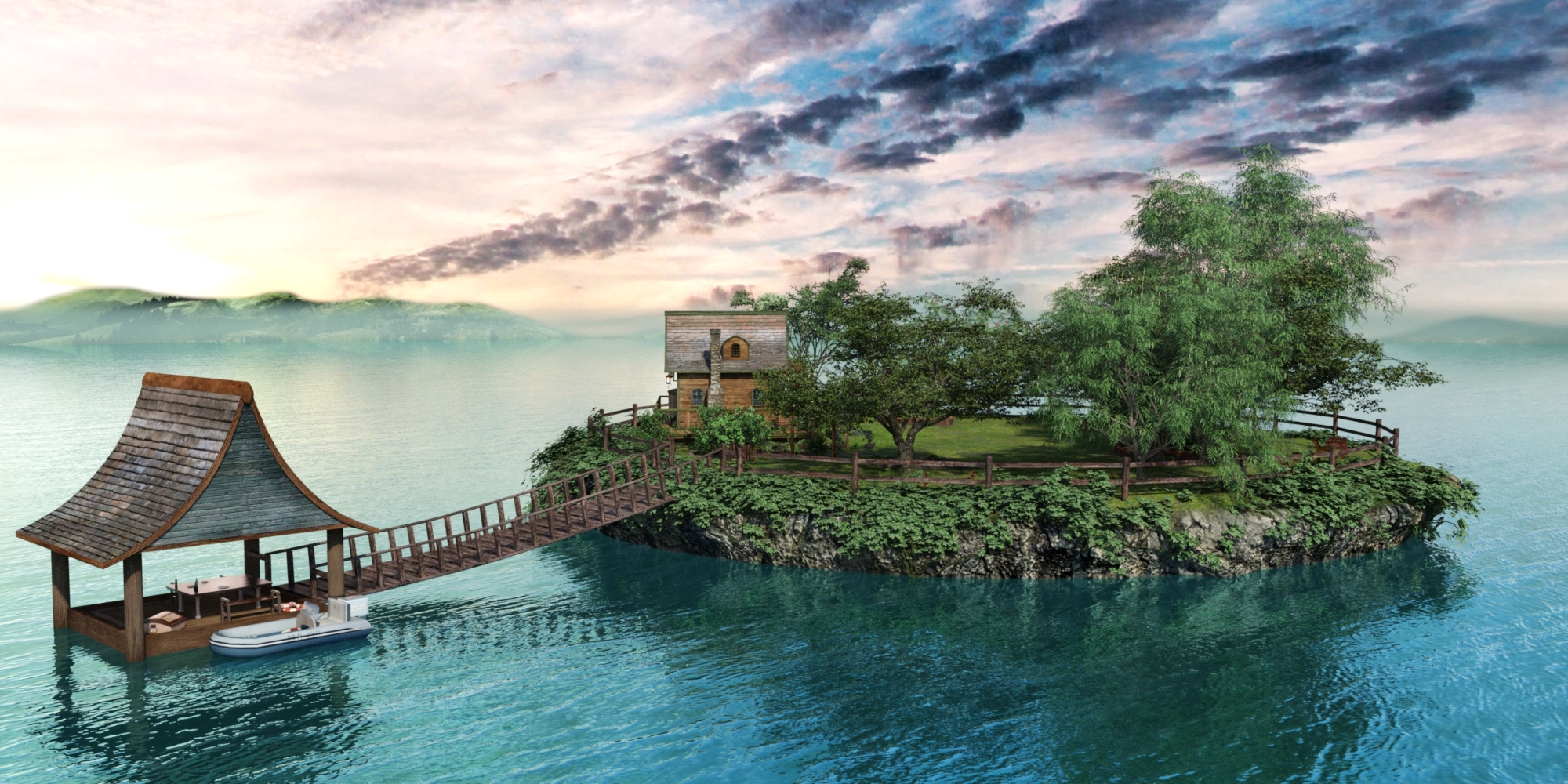 I Dream Of My Special Island Hideaway | Daz 3D
