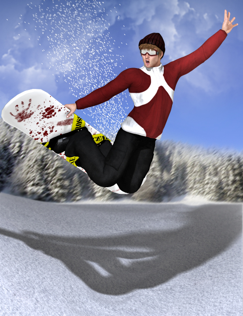 Snowboarder for M4 | Daz 3D