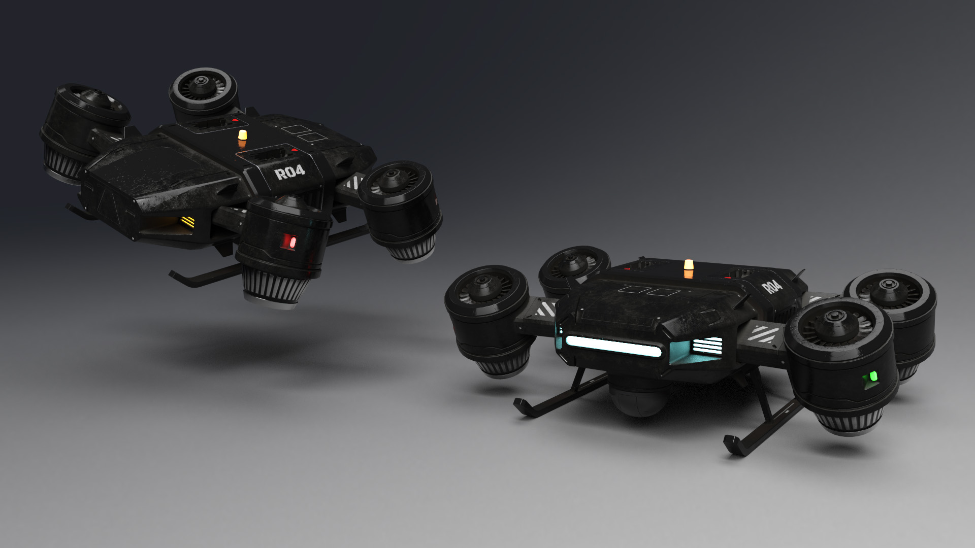 SF Drone R4 | Daz 3D