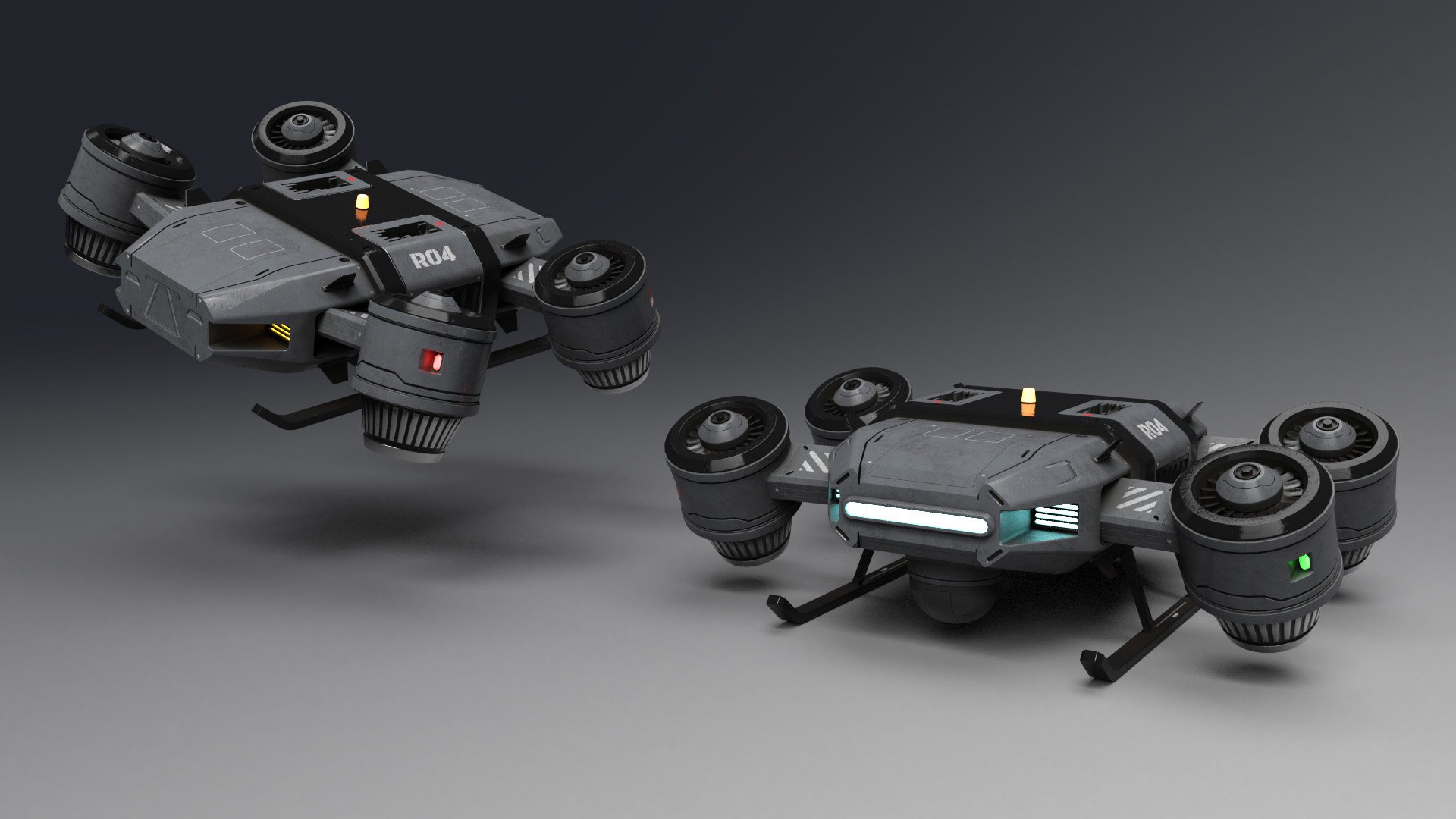 SF Drone R4 | Daz 3D