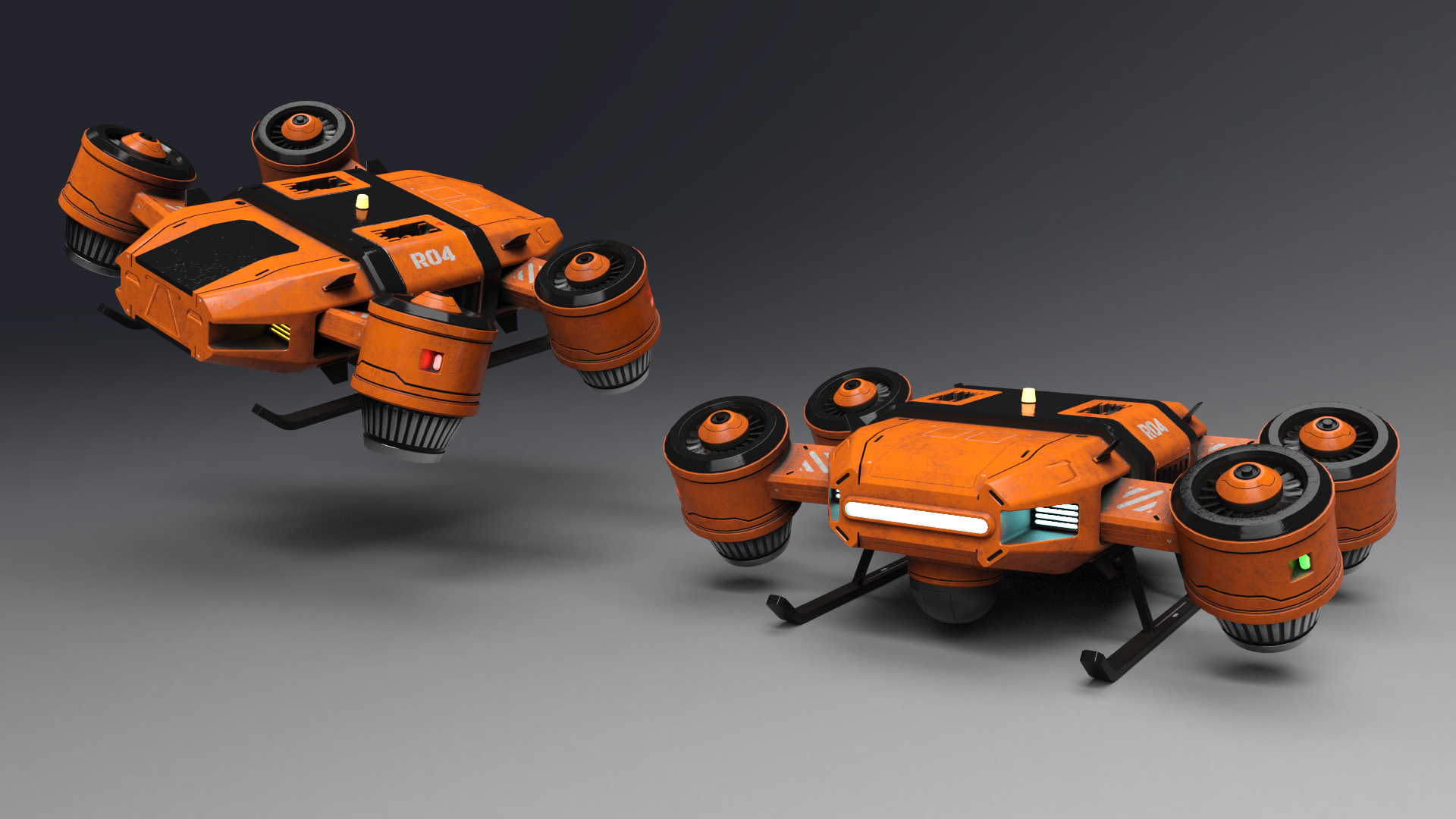 SF Drone R4 | Daz 3D