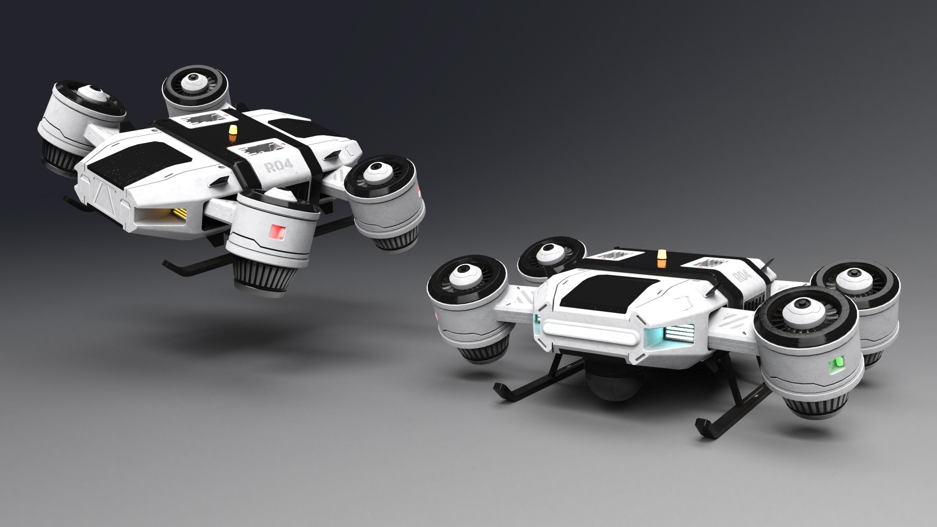 SF Drone R4 | Daz 3D