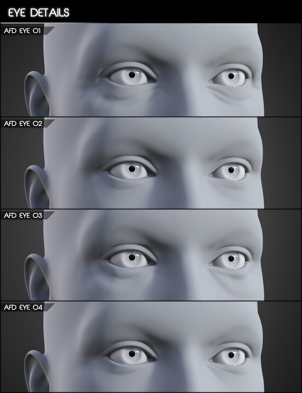Aging Face Details HD for Genesis 9 | Daz 3D
