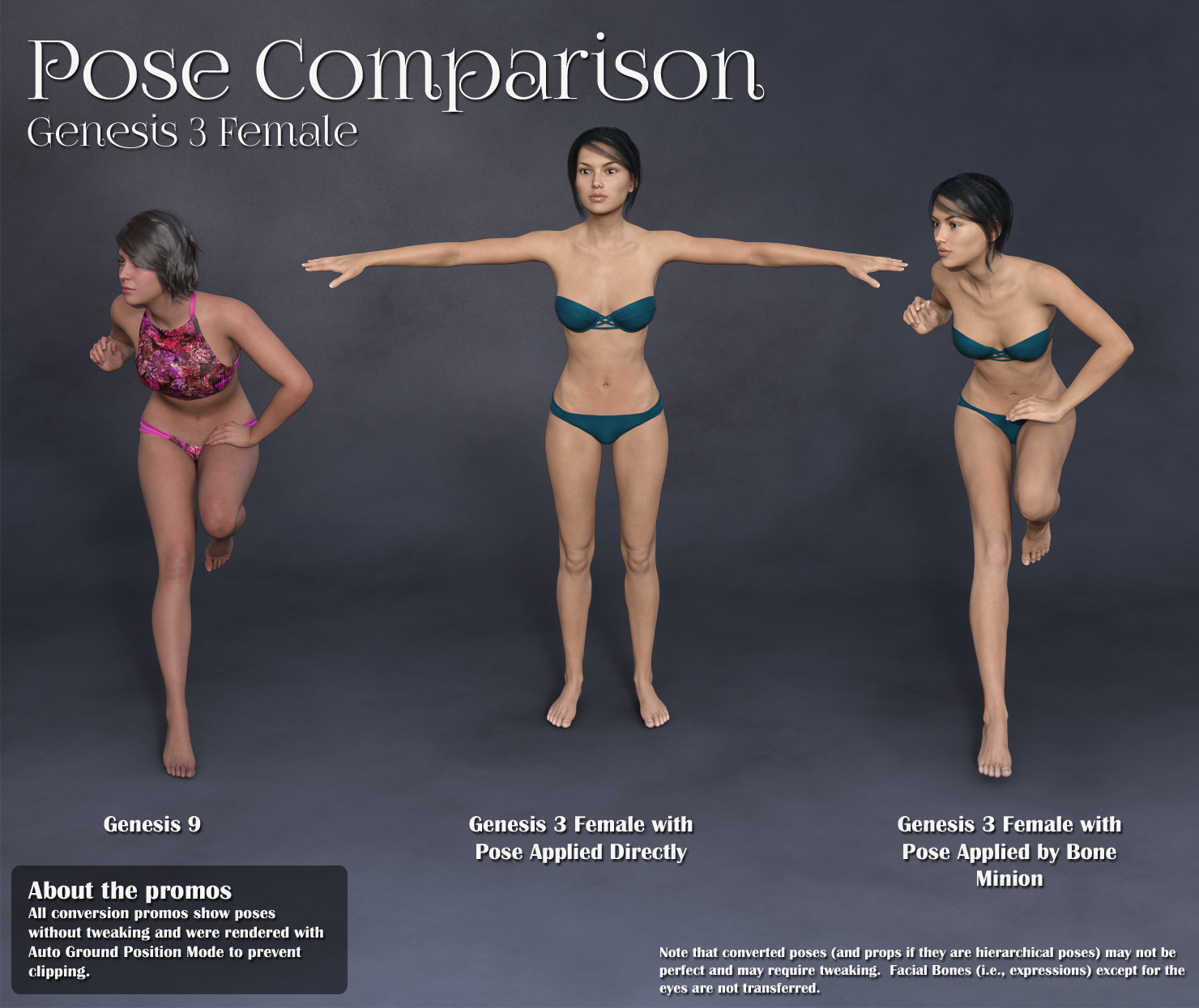 Bone Minion for Genesis 9 Poses for Genesis 3 | Daz 3D